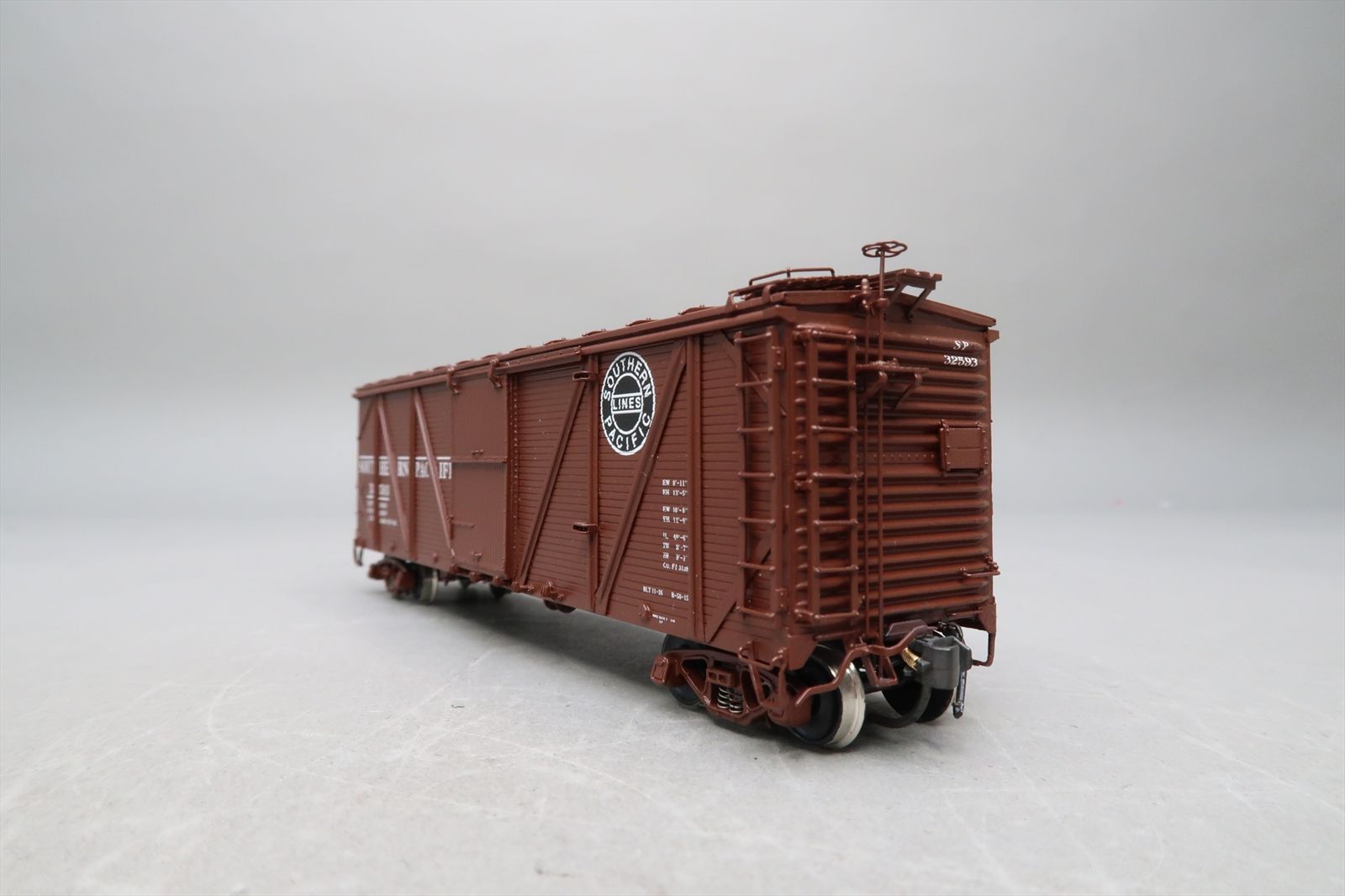 HO Brass Model - CIL 2475.1 SP Southern Pacific B-50-15 Outside Braced ...