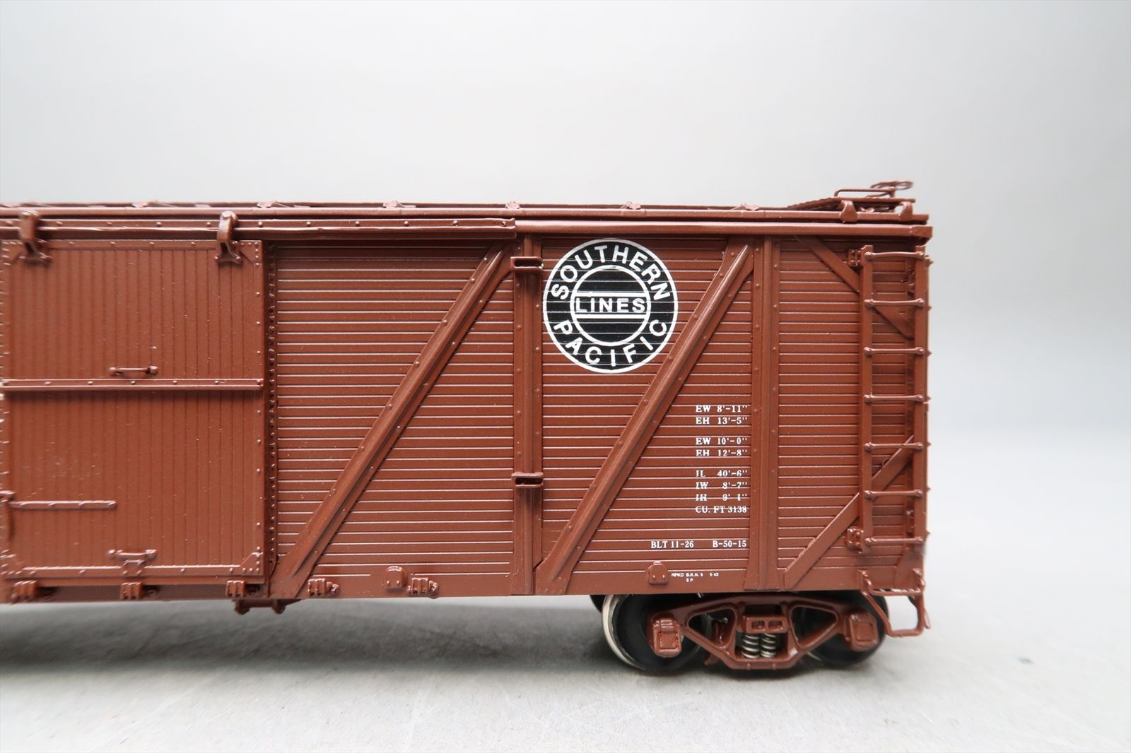 HO Brass Model - CIL 2475.1 SP Southern Pacific B-50-15 Outside Braced ...