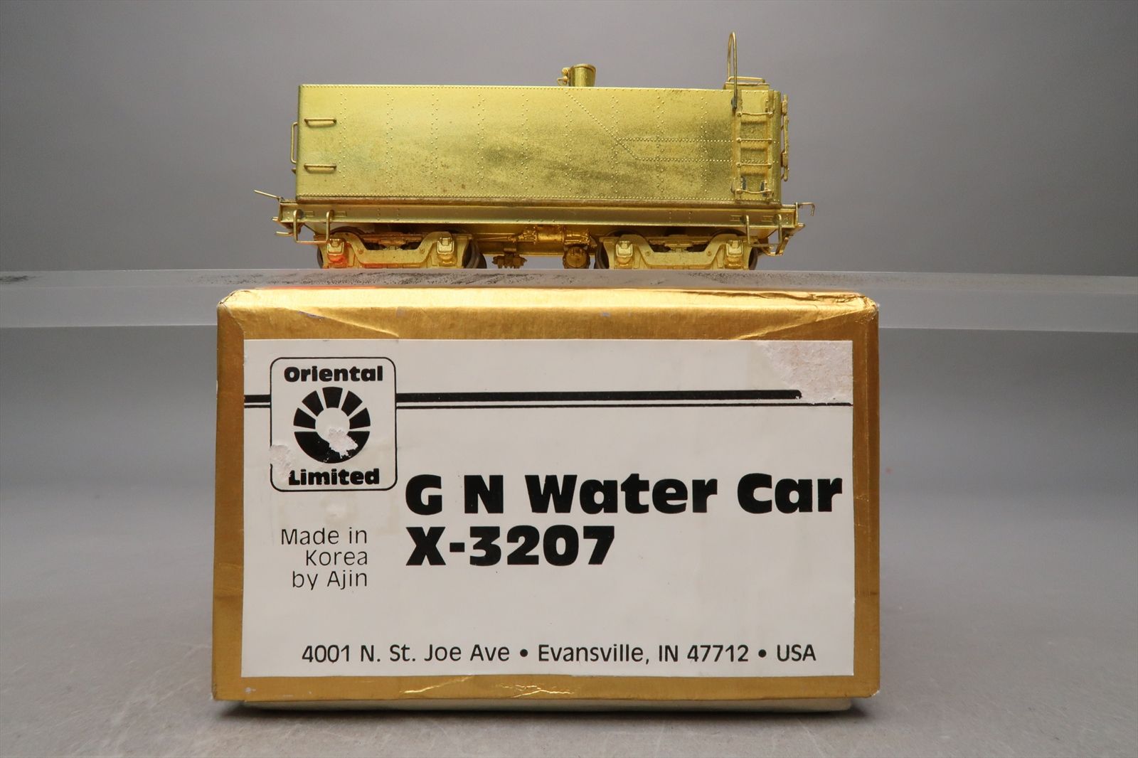 HO Brass Model - Oriental GN Great Northern Water Car Tender #X-3207 ...