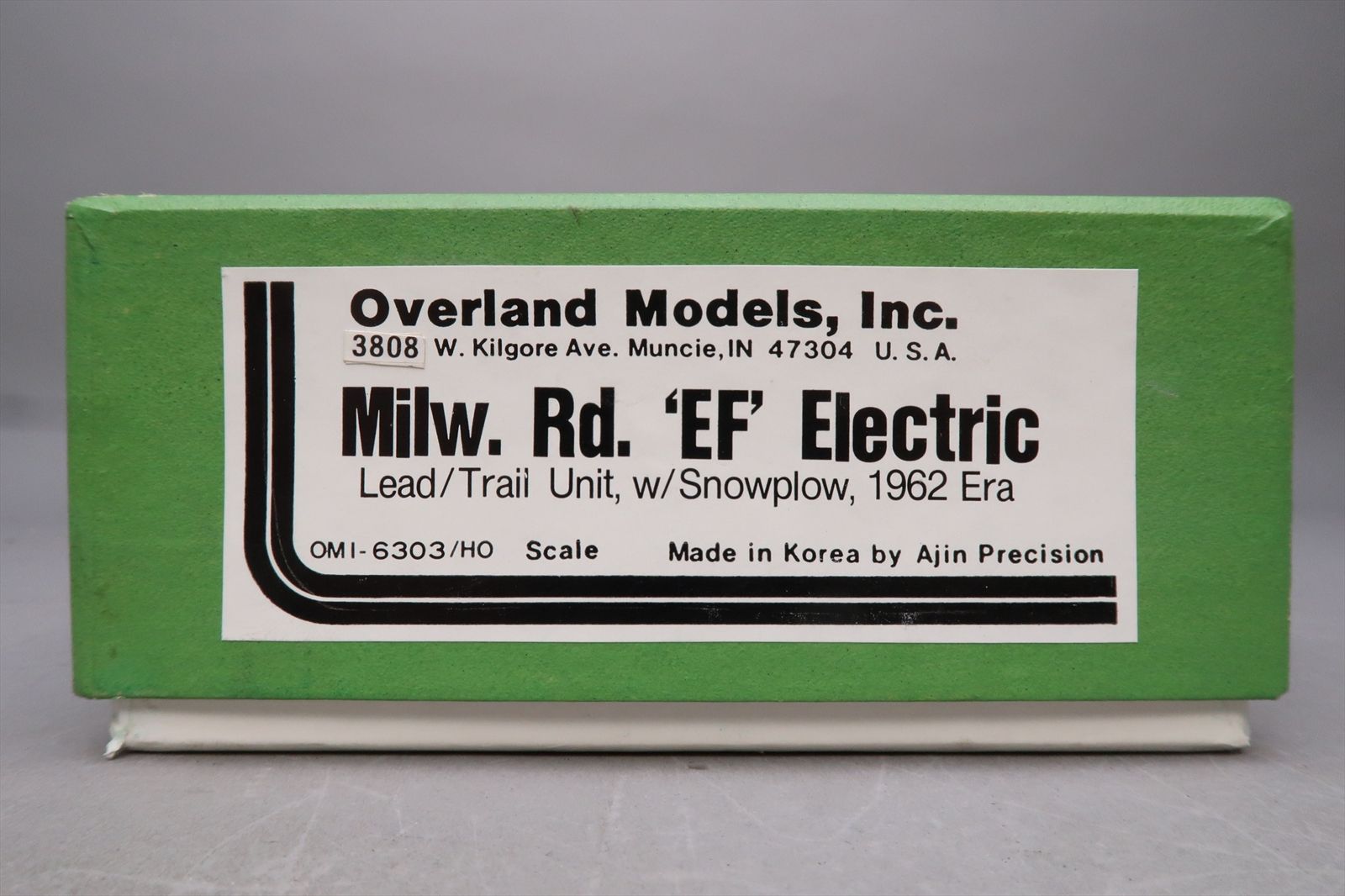 HO Brass Model - OMI 6303 Milwaukee Road EF Electric Lead / Trail Unit ...