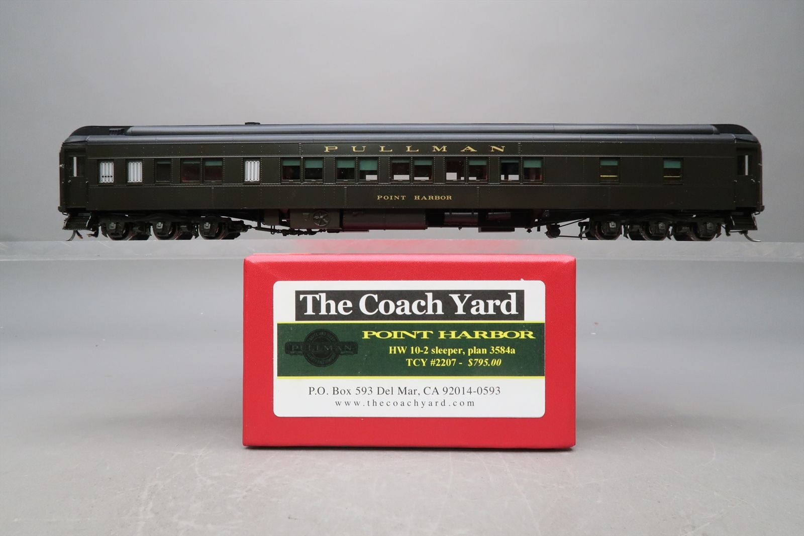HO Brass Model - TCY 2207 SAL Seaboard Air Line HW Heavyweight 10-2 ...