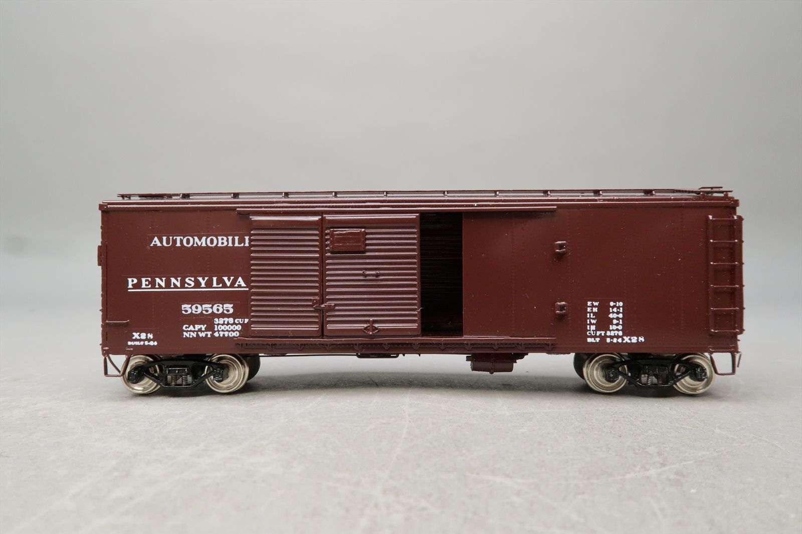 HO Brass Model - PSC 16026-1 PRR Pennsylvania X-28 Box Car Boxcar ...
