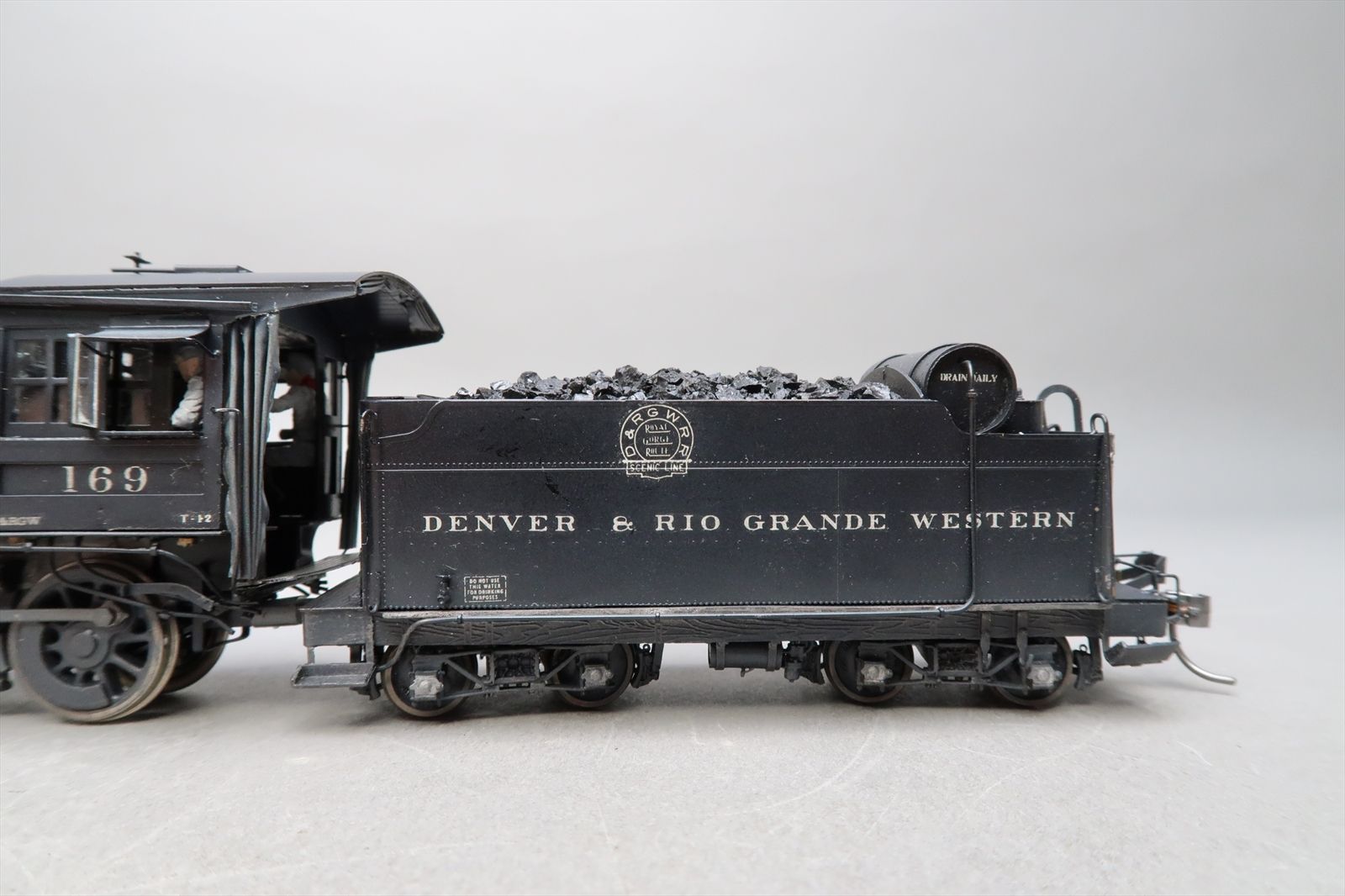 Sn3 Brass Model - Handbuilt by Jan Rons D&RGW Rio Grande T-12 4-6-0 ...