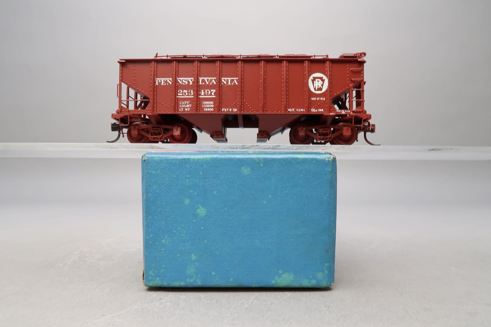 HO Brass Model - Railworks R-132 P PRR Pennsylvania Gle Covered Hopper ...
