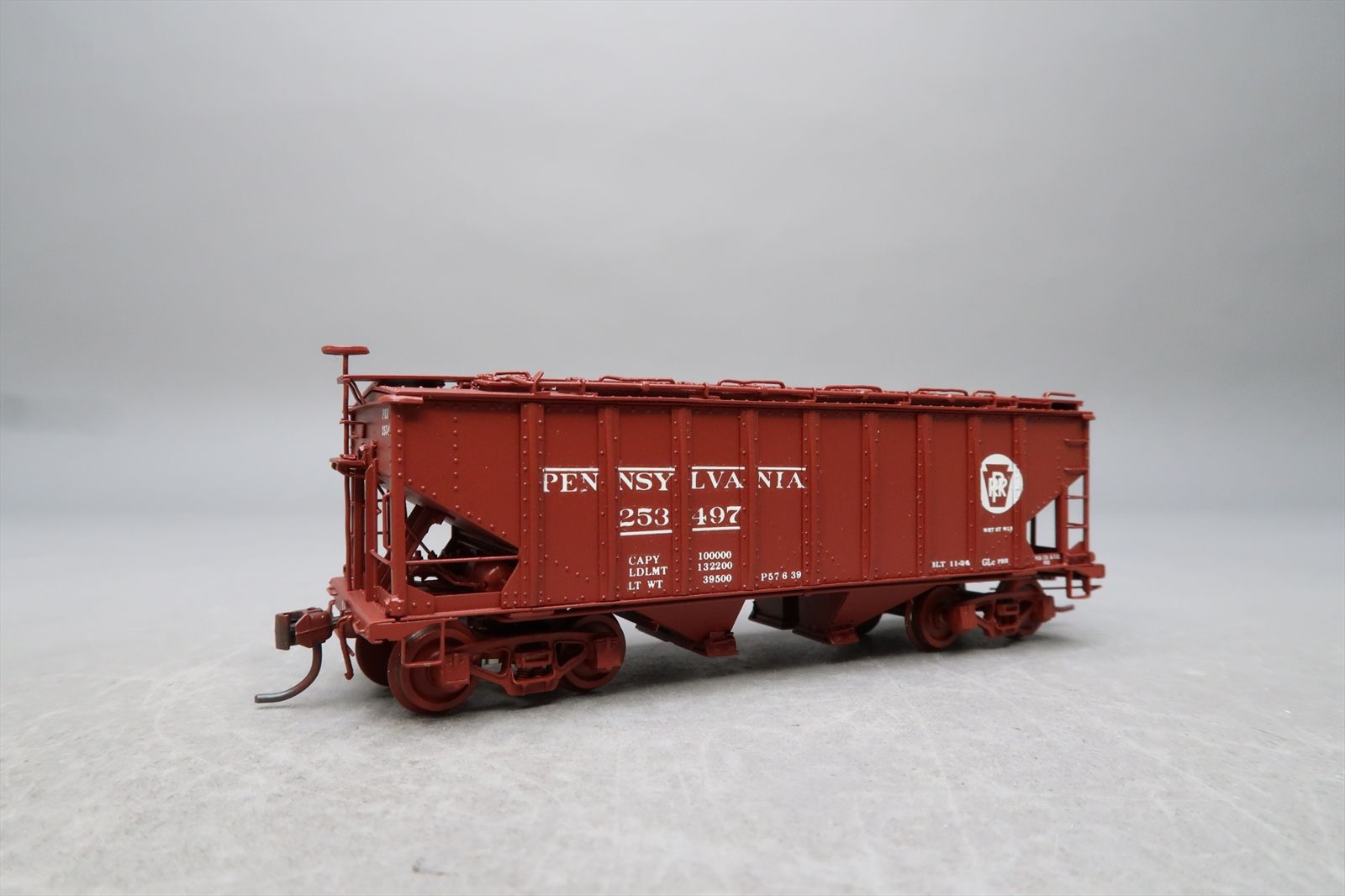 HO Brass Model - Railworks R-132 P PRR Pennsylvania Gle Covered Hopper ...