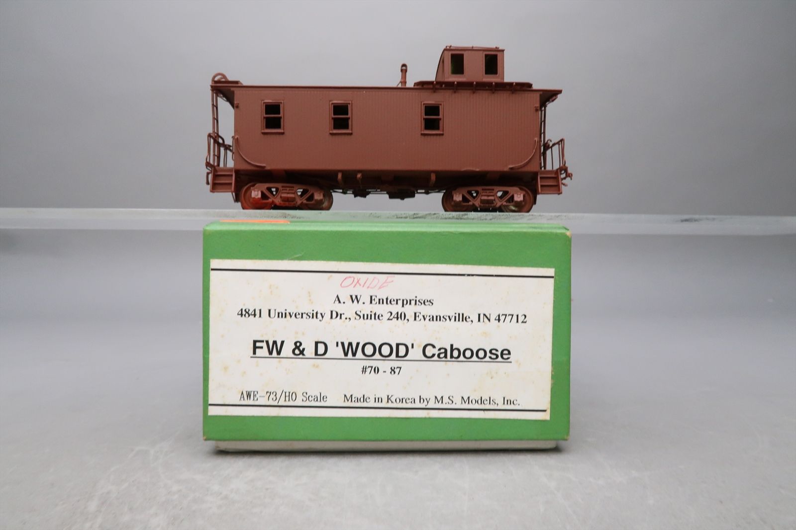 HO Brass Model - AWE-73 / OMI 1292 FW&D Fort Worth & Denver Wood ...