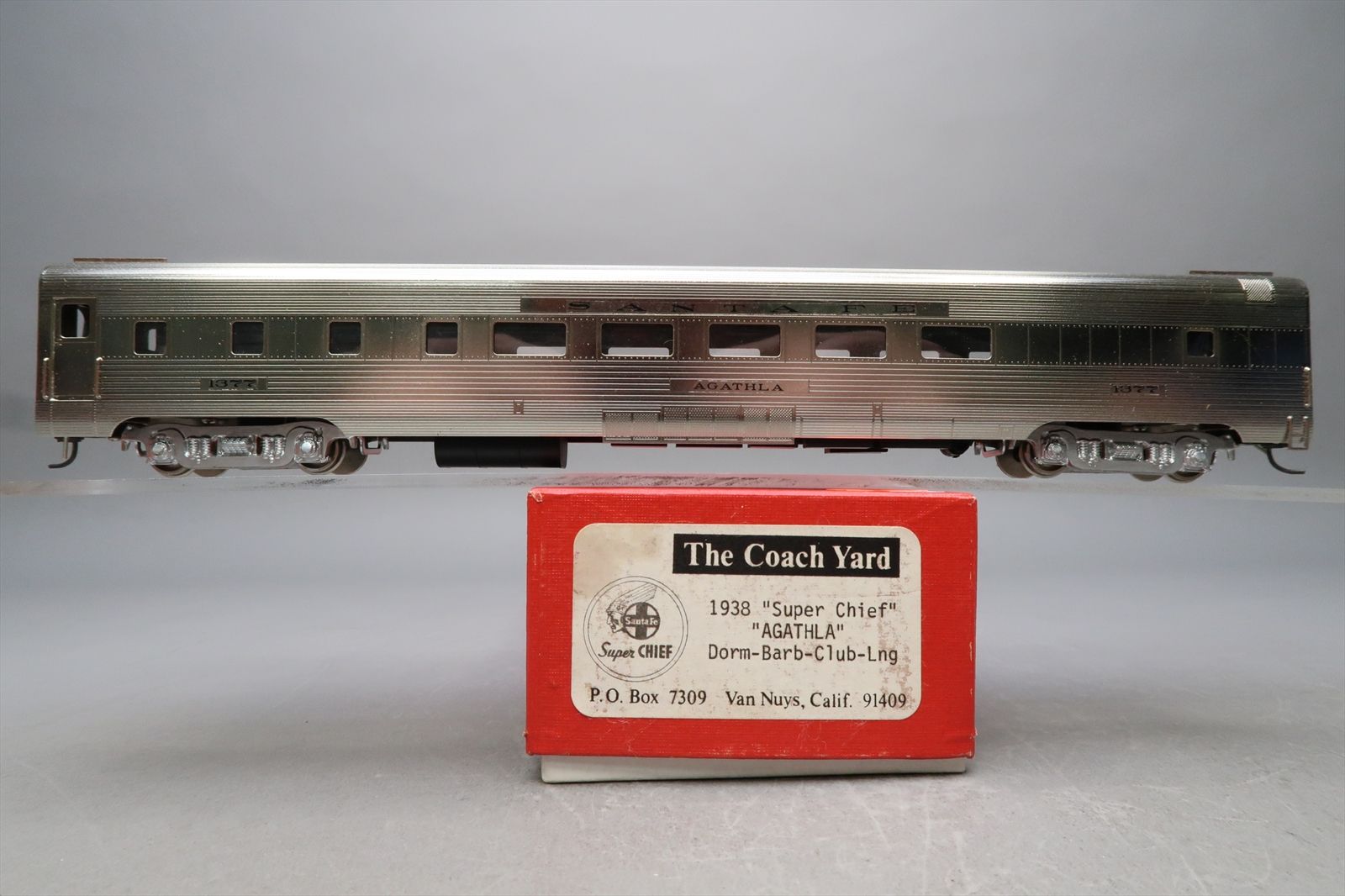 HO Brass Model - TCY 1256 AT&SF Santa Fe 1938 Super Chief Dorm-Barb ...