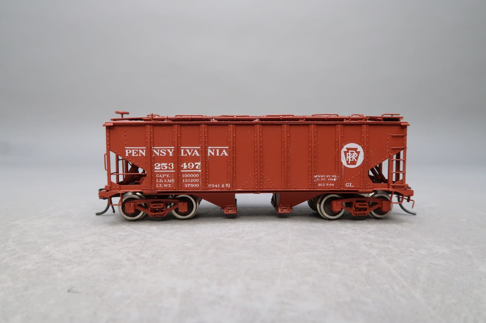 HO Brass Model - Railworks R-132 P PRR Pennsylvania Gle Covered Hopper ...