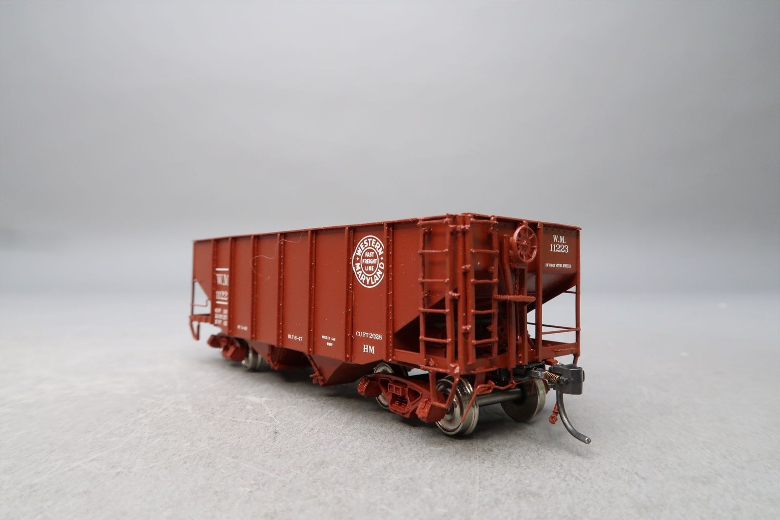 HO Brass Model - OMI 3088 WM Western Maryland 55-Ton 2-Bay Hopper ...