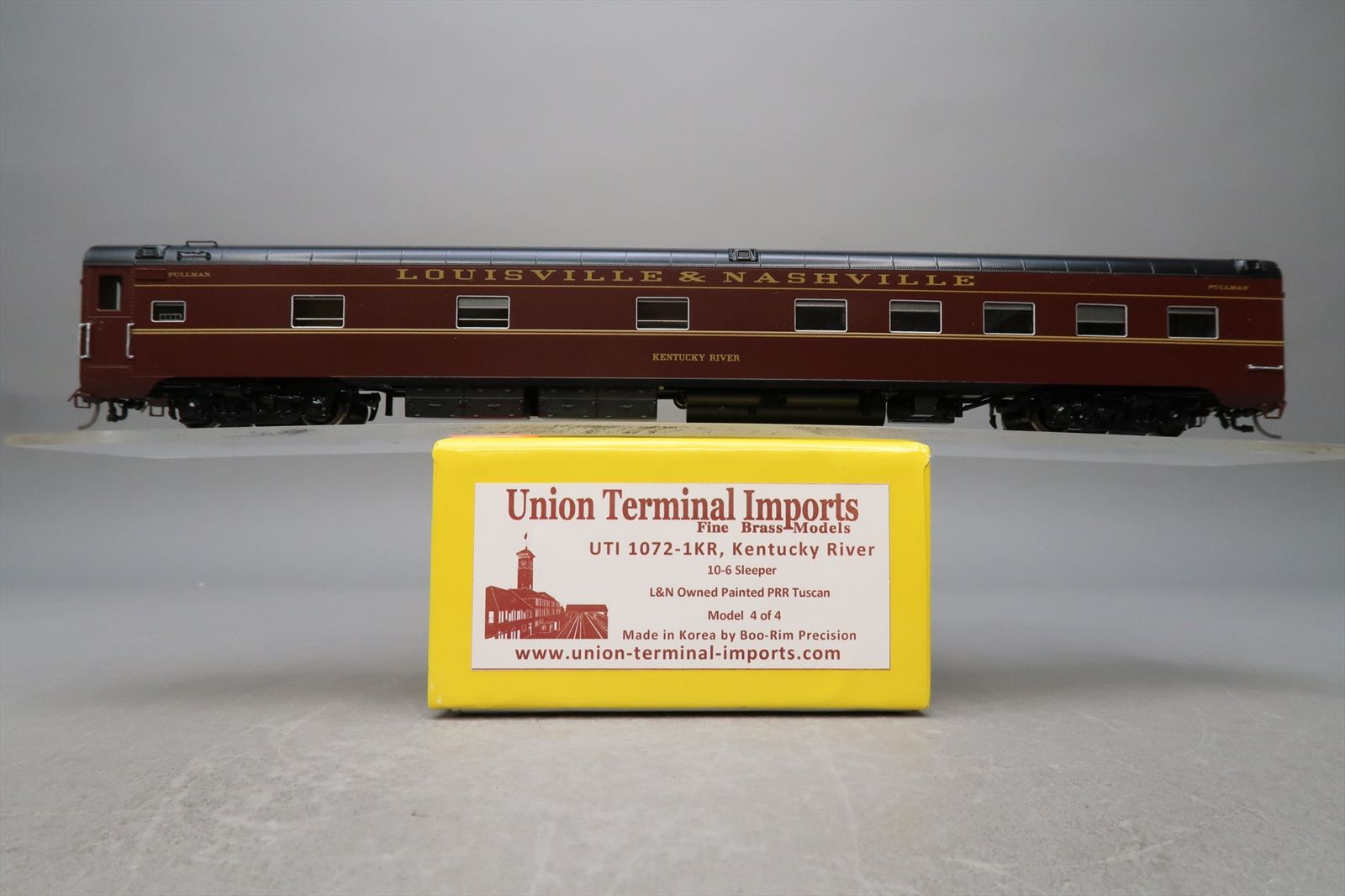 HO Brass Model - UTI 1072-1KR L&N Louisville & Nashville 10-6 Sleeper ...