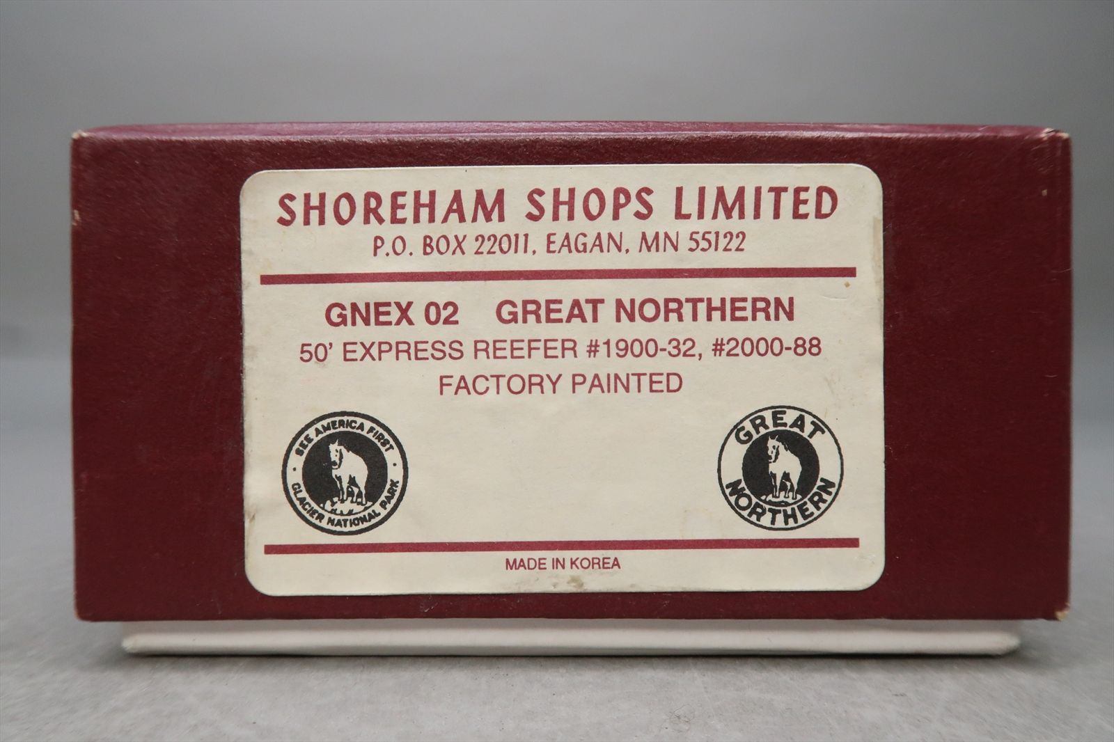 HO Brass Model - SSL GNEX02 GN Great Northern 50' Express Reefer #2047 ...