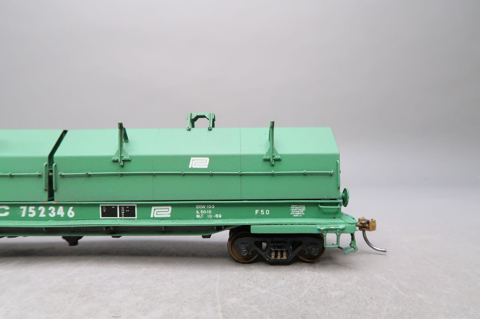 HO Brass Model - OMI 1357 PC Penn Central Thrall Coil Steel Car #752346 ...
