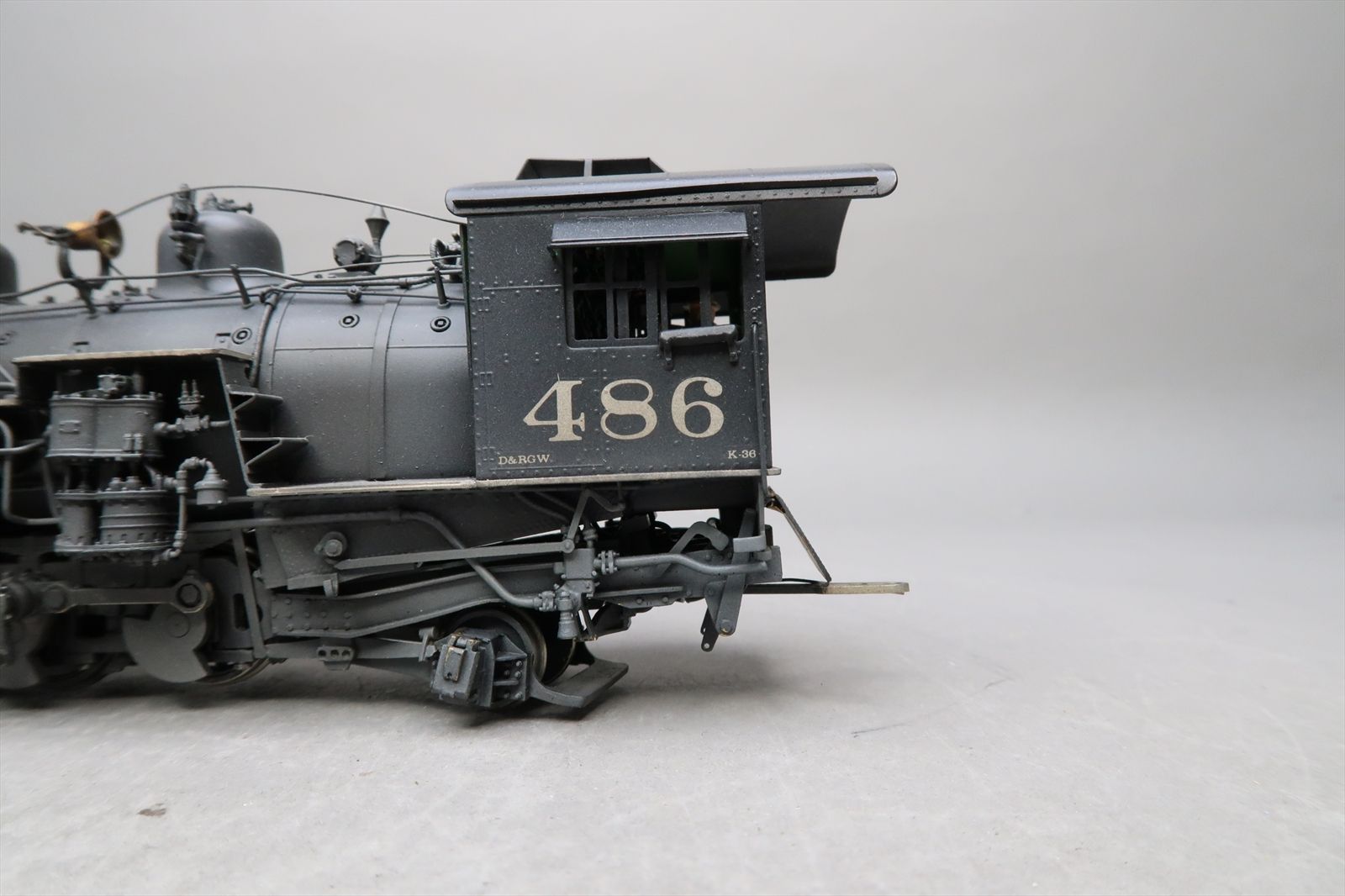 Sn3 Brass Model - P-B-L Milestone D&RGW Rio Grande K-36 2-8-2 #486 ...