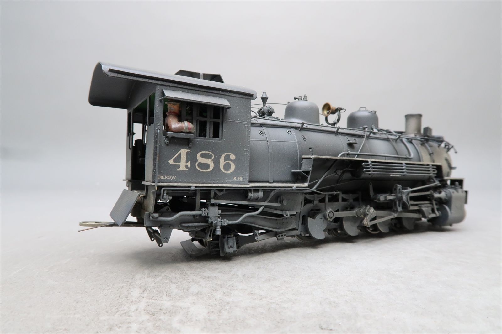 Sn3 Brass Model - P-B-L Milestone D&RGW Rio Grande K-36 2-8-2 #486 ...