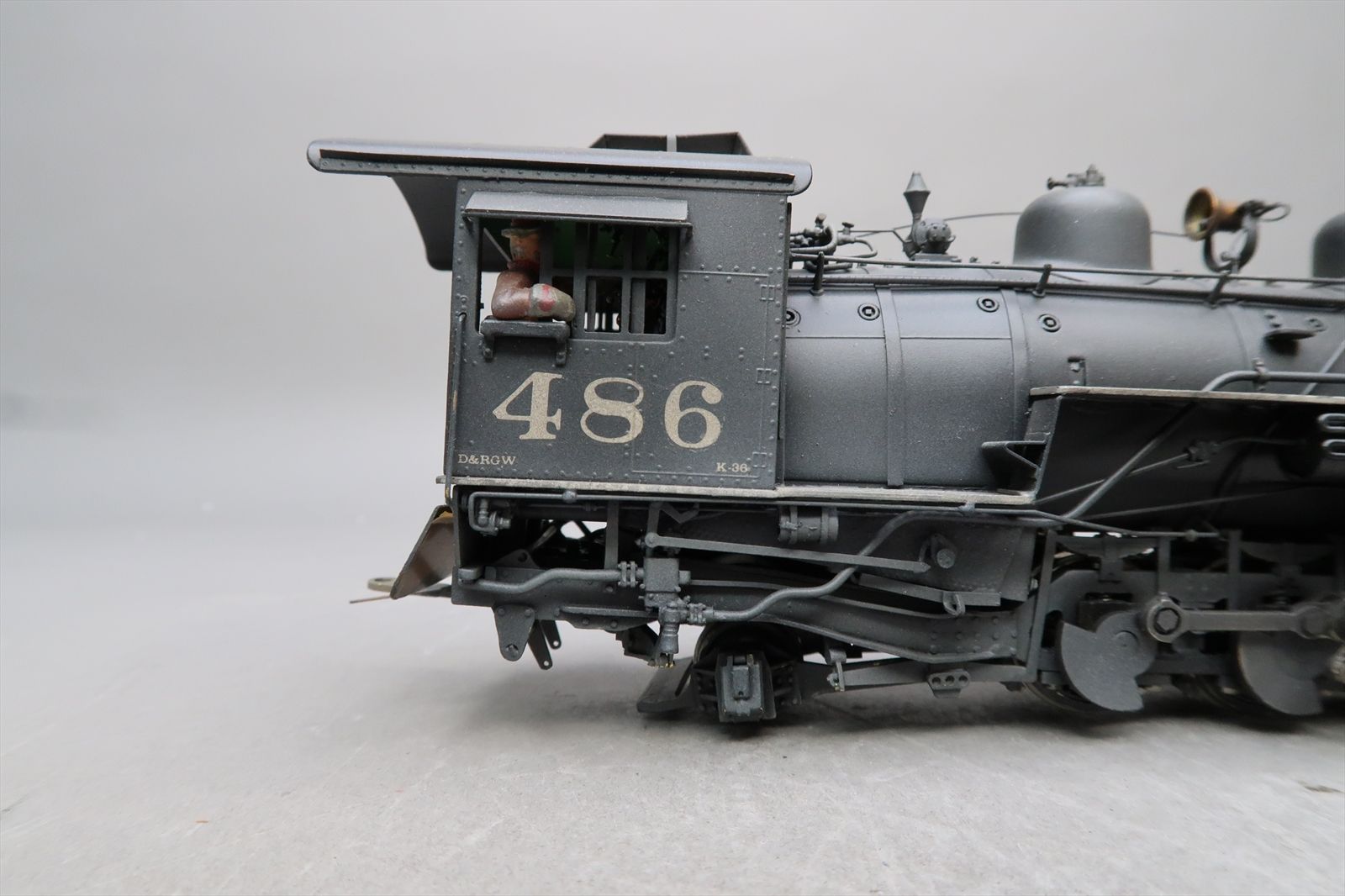 Sn3 Brass Model - P-B-L Milestone D&RGW Rio Grande K-36 2-8-2 #486 ...