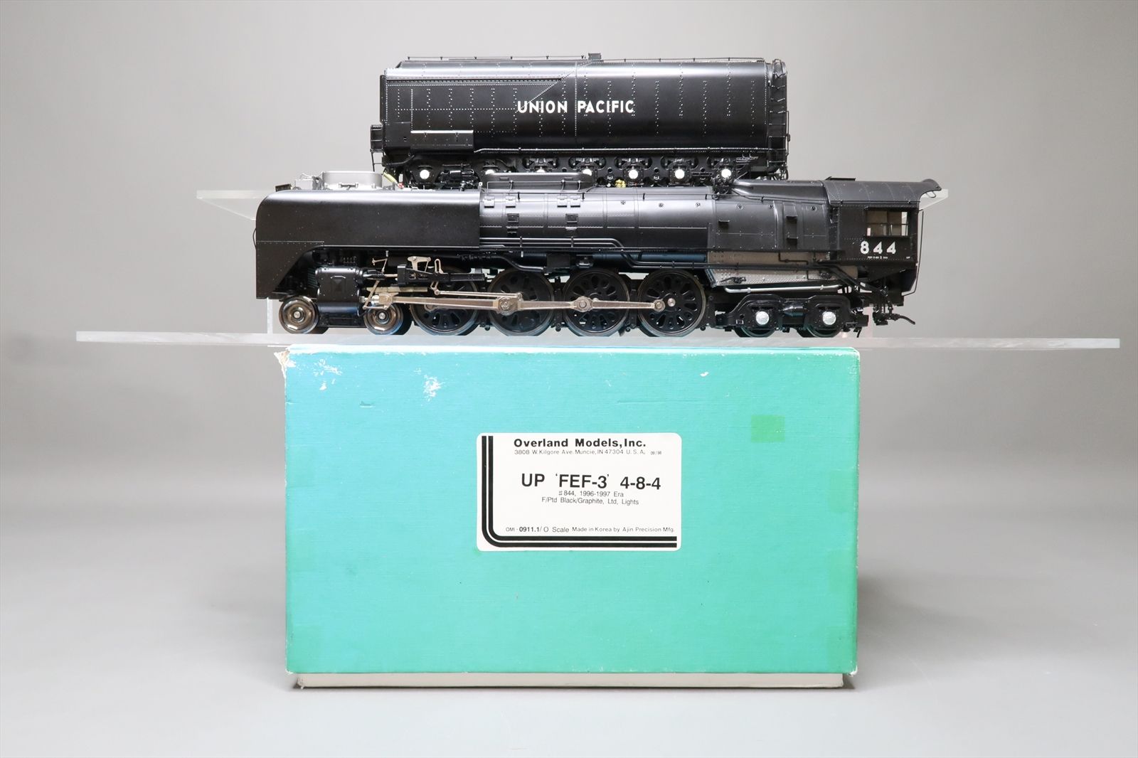 O Brass Model - OMI 0911.1 UP Union Pacific FEF-3 4-8-4 Black ...