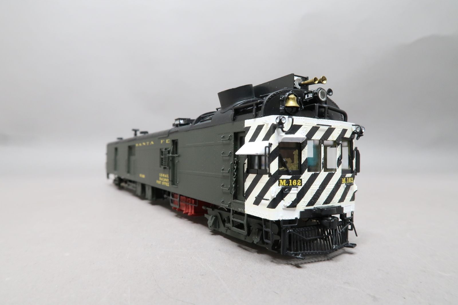 HO Brass Model - Key AT&SF Santa Fe Gas Motor Car Pre-1945 Zebra Stripe ...