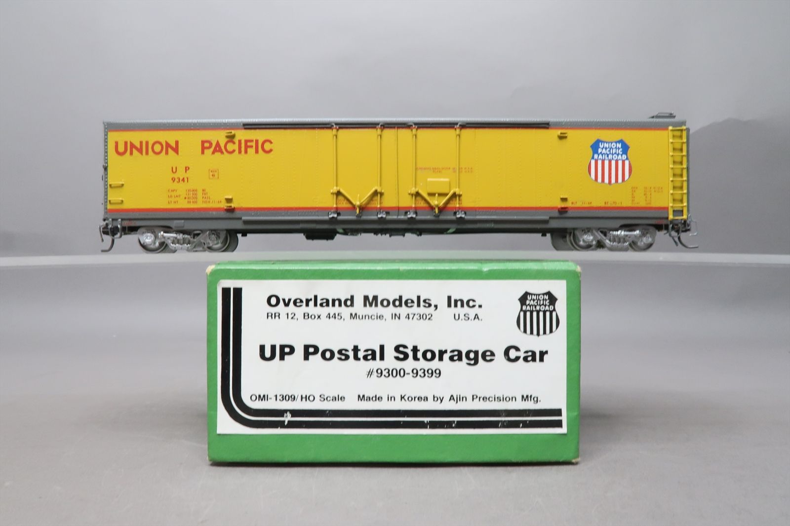 HO Brass Model - OMI 1309 UP Union Pacific Postal Storage Car #9341 ...