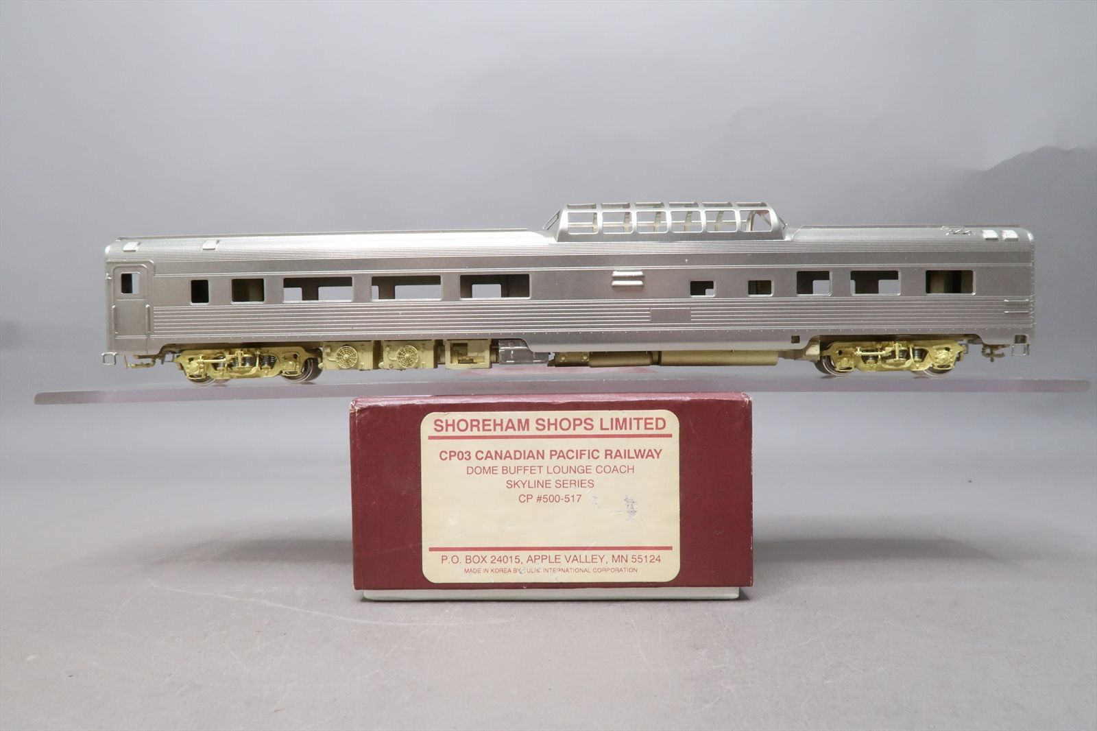 HO Brass Model - SSL CP03 CP CPR Canadian Pacific Dome Buffet Lounge ...