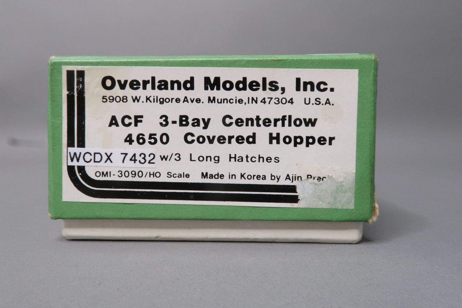 HO Brass Model - OMI 3090 WCDX Far Mar Co. ACF 3 Bay Centerflow 4650 ...