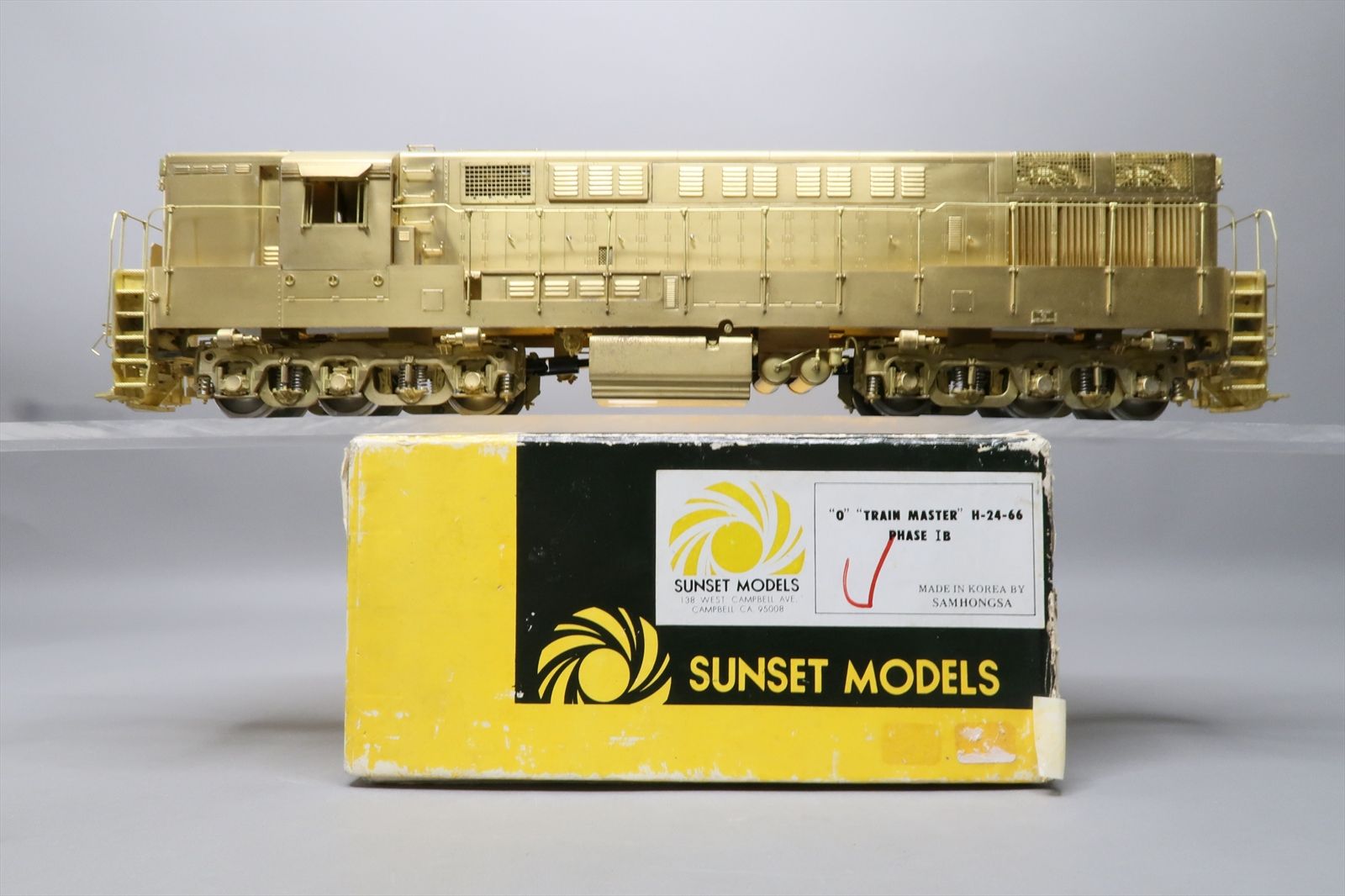 O Brass Model - SS Sunset Trainmaster H-24-66 Phase Ib - Unpainted ...