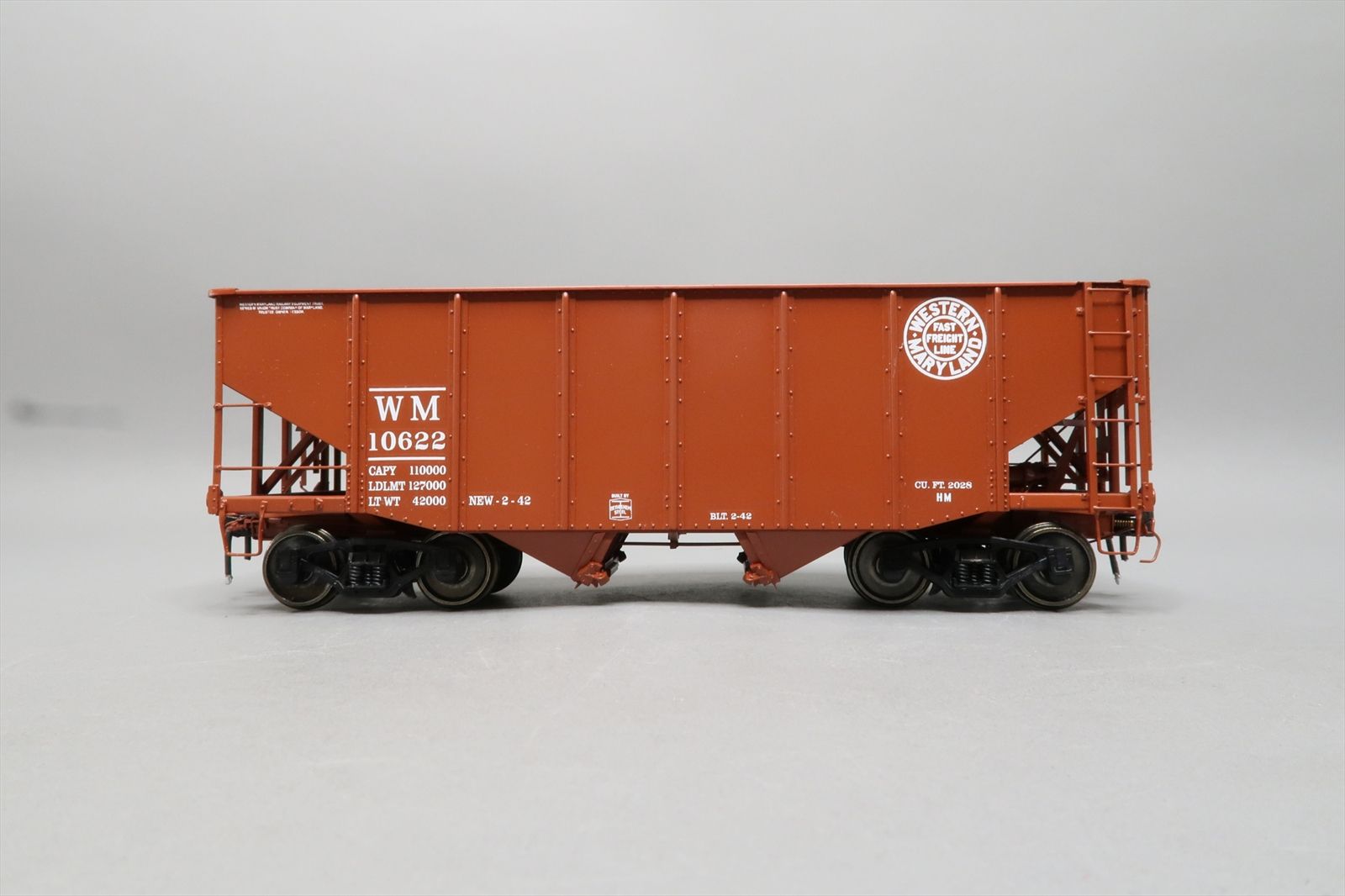O Brass Model - RYM Yoder 240429 WM Western Maryland 55 Ton Class H-5 ...