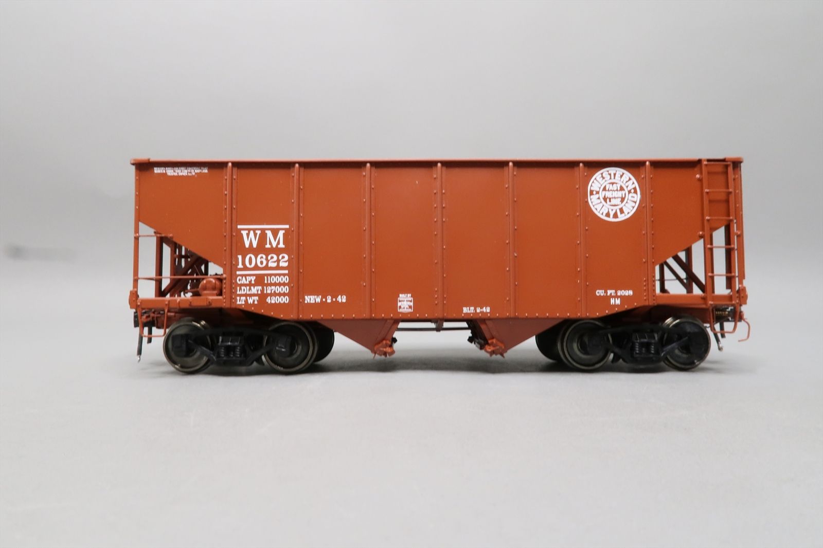 O Brass Model - RYM Yoder 240429 WM Western Maryland 55 Ton Class H-5 ...