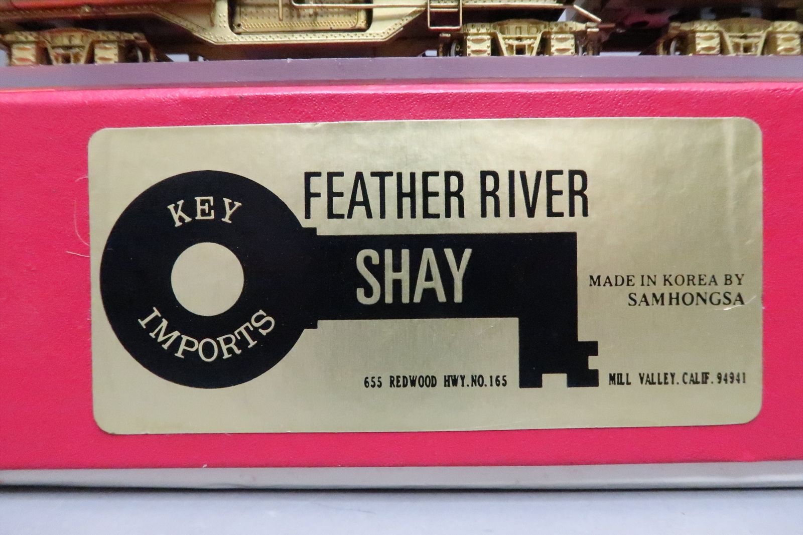 HO Brass Model - Key Feather River Logging 3-Truck Shay - Unpainted ...