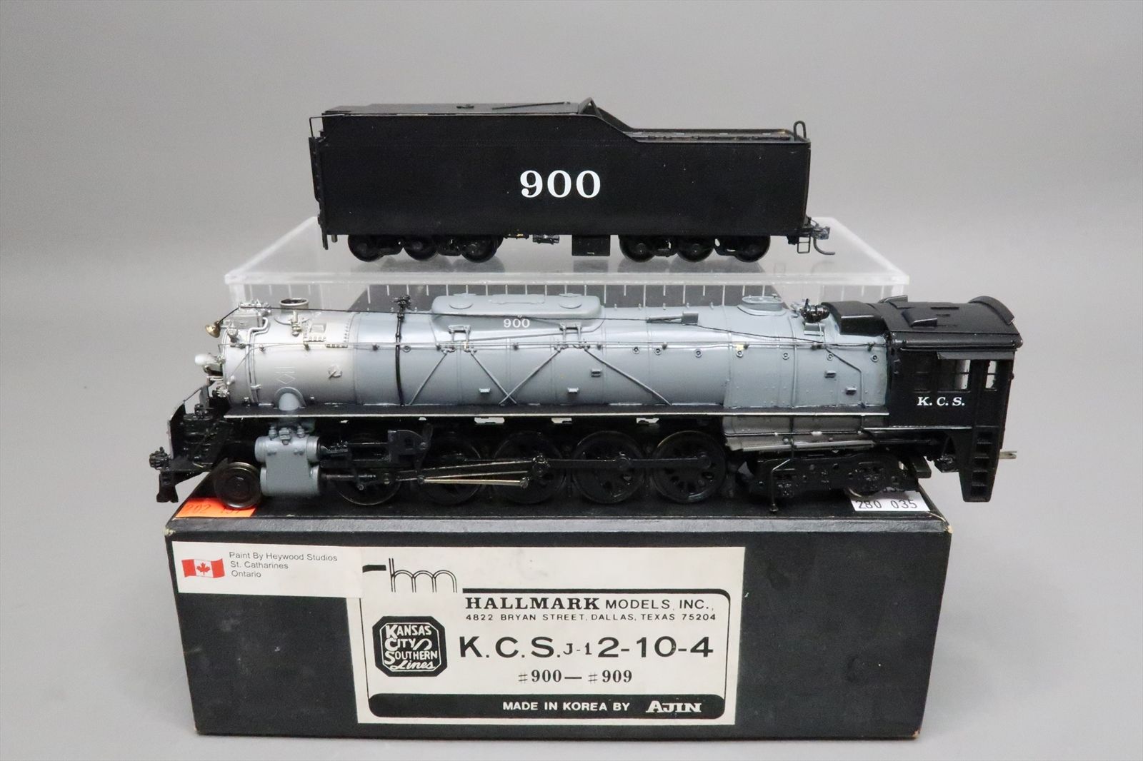 HO Brass Model - HM Hallmark KCS Kansas City Southern 2-10-4 J-1 Texas ...