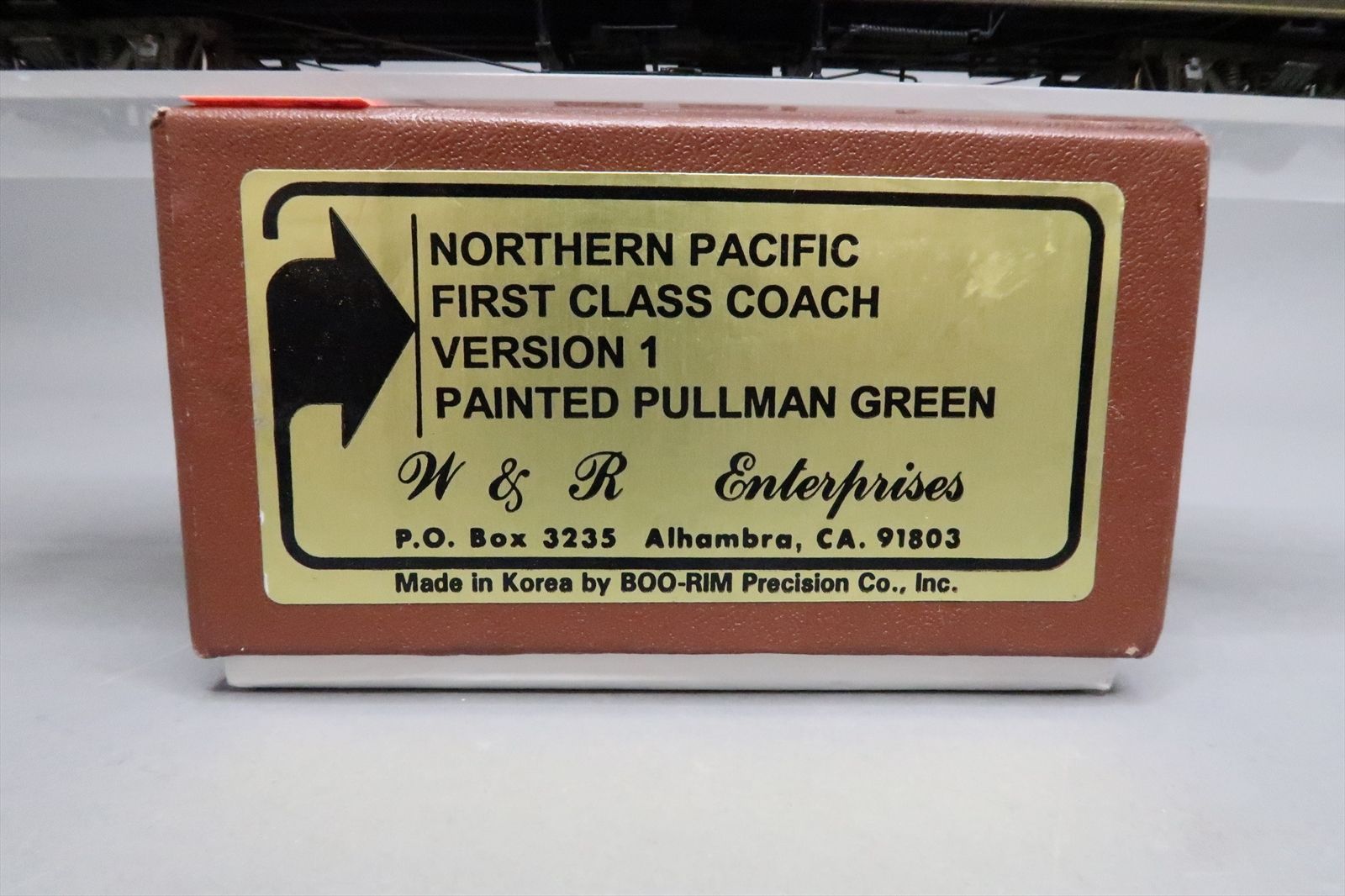 HO Brass Model - W&R Version 1 NP Northern Pacific 1st First Class ...