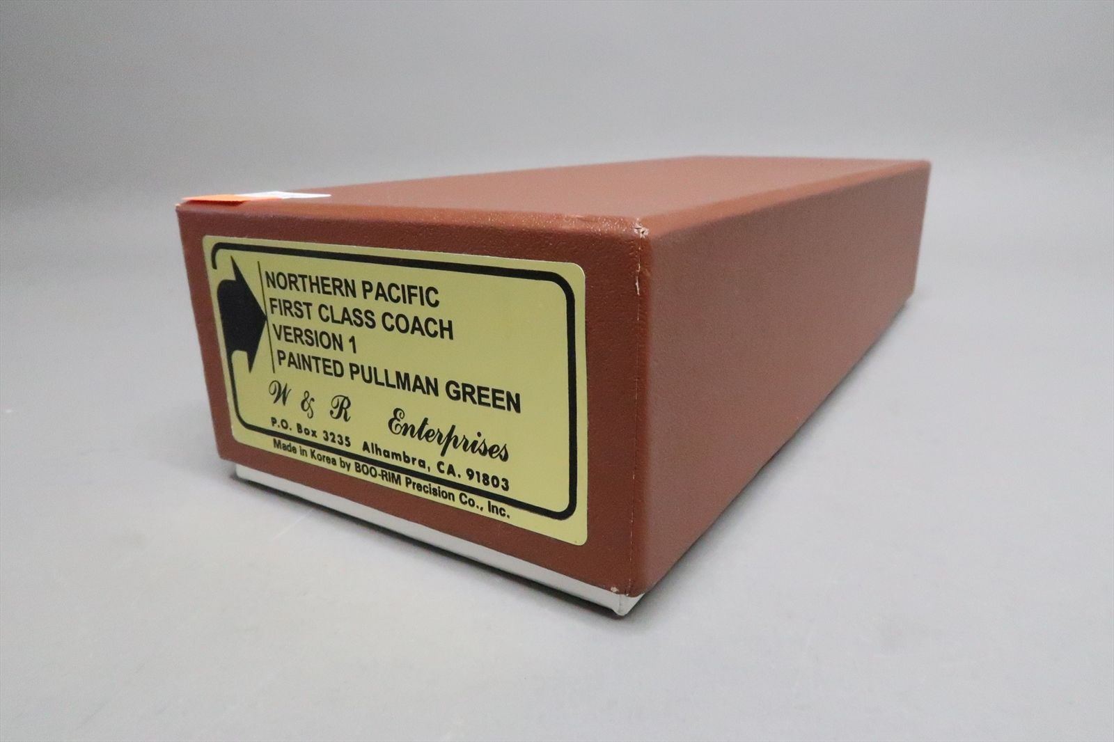 HO Brass Model - W&R Version 1 NP Northern Pacific 1st First Class ...