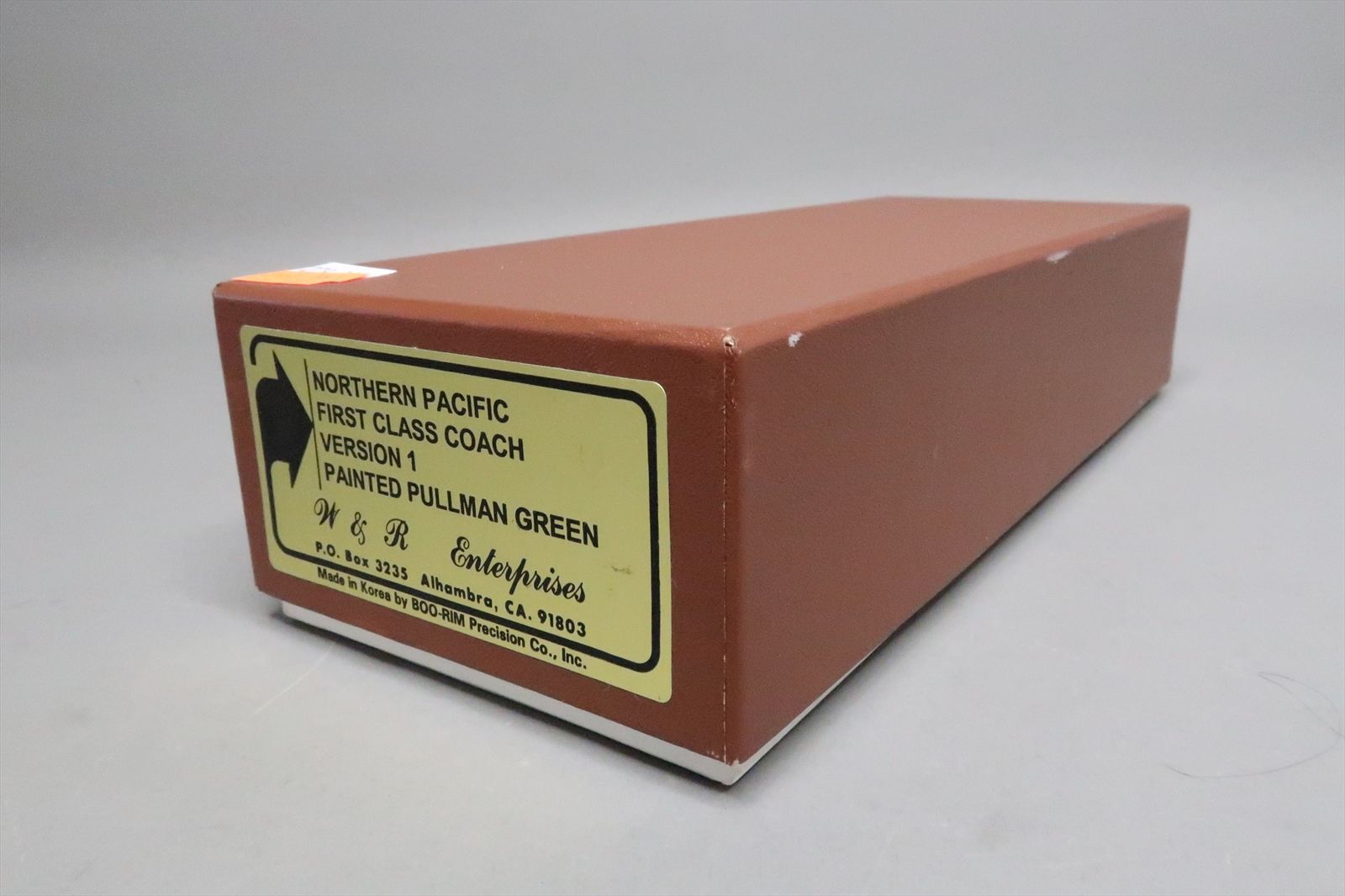 HO Brass Model - W&R Version 1 NP Northern Pacific 1st First Class ...