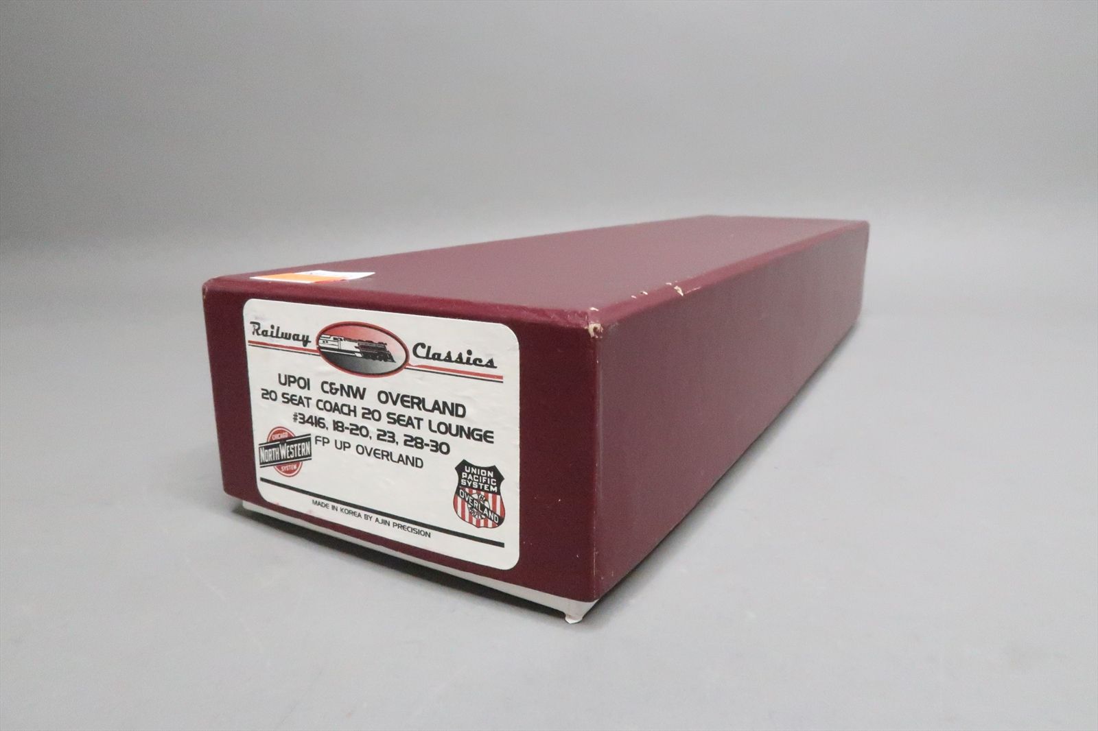HO Brass Model - RWC UP01 C&NW Chicago & Northwestern UP Colors 20-Seat ...