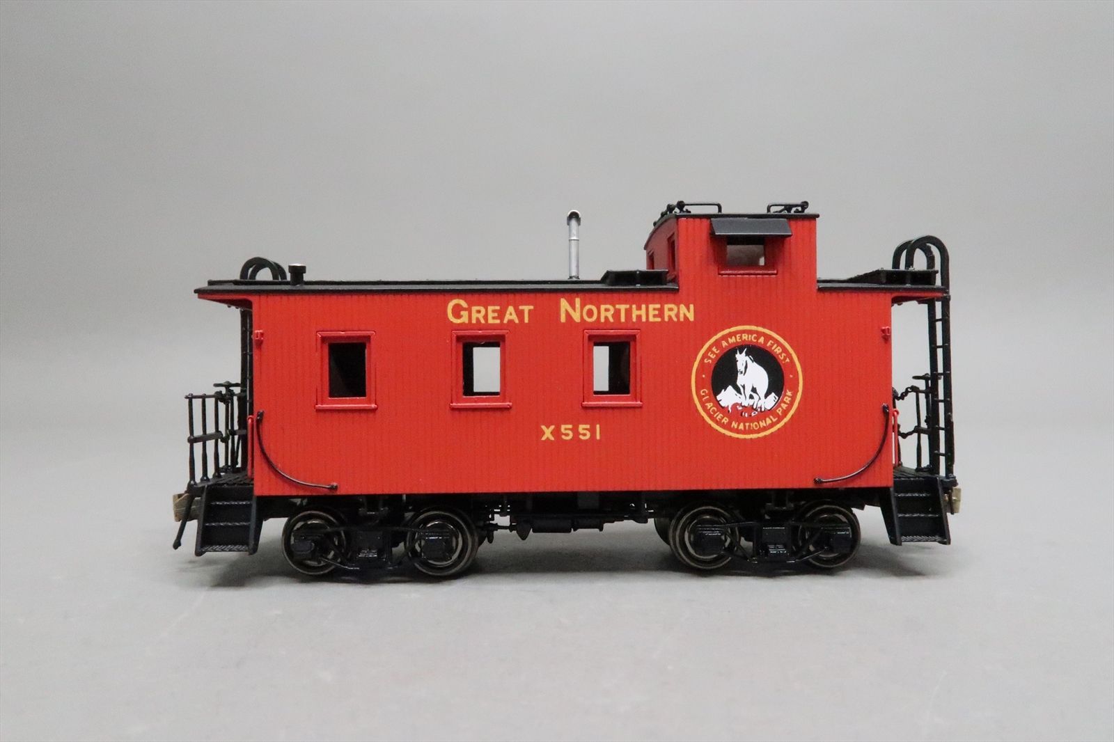 HO Brass Model - CIL 2230.1 GN Great Northern 25' Wood Caboose Early ...