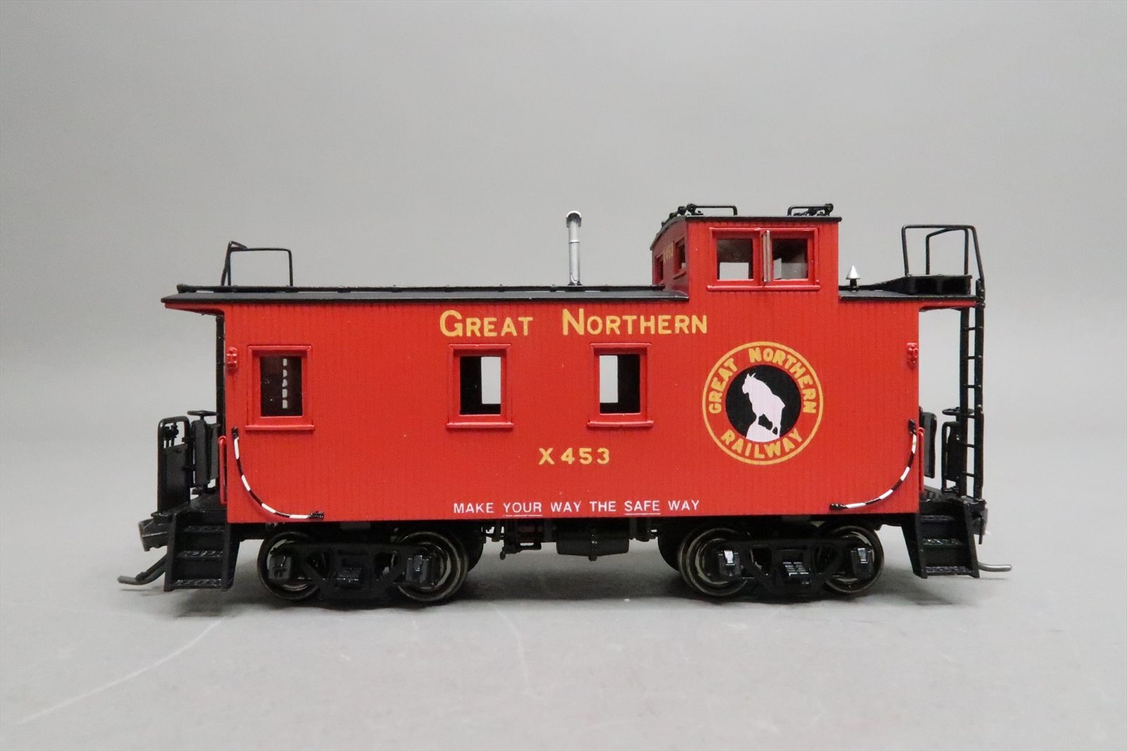 HO Brass Model - CIL 2235.1 GN Great Northern 25' Wood Caboose Later ...