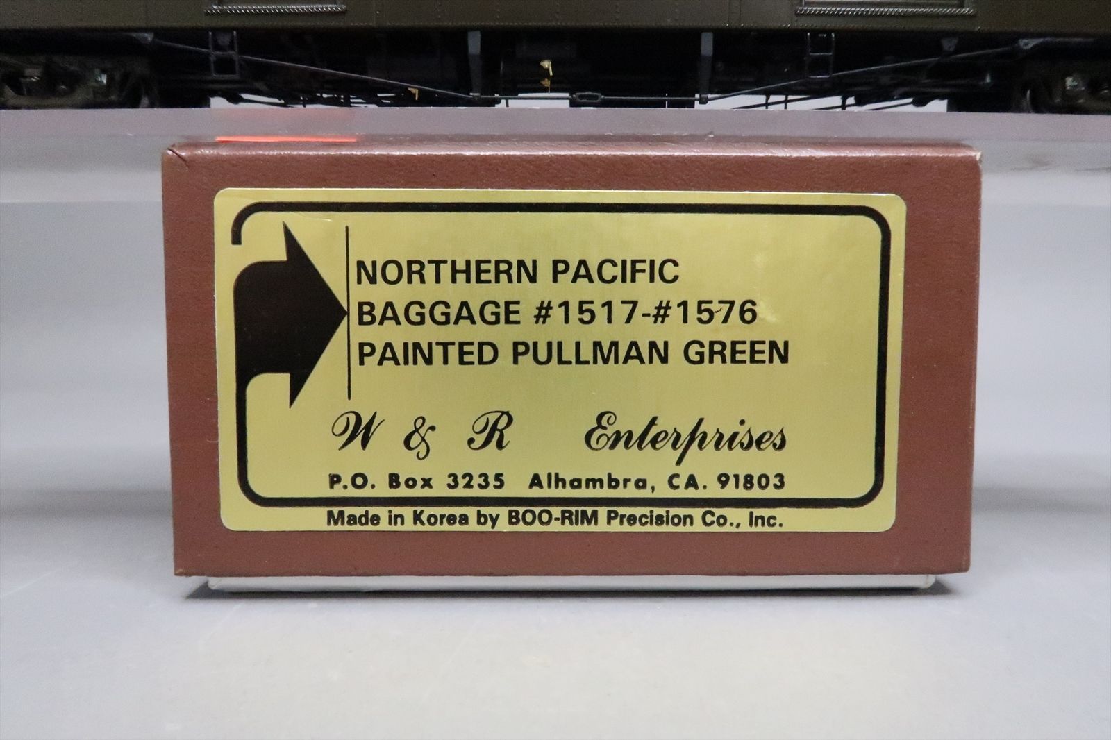 HO Brass Model - W&R NP Northern Pacific Pullman Green Baggage #1543 ...