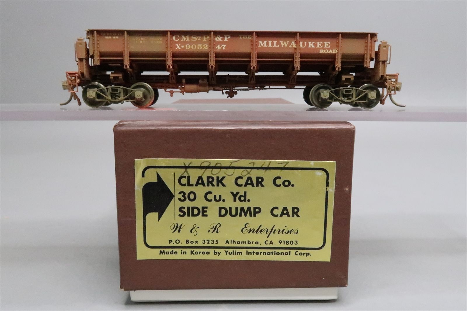 HO Brass Model - W&R CMSTP&P Milwaukee Road Clark Car Company 30 Cubic ...