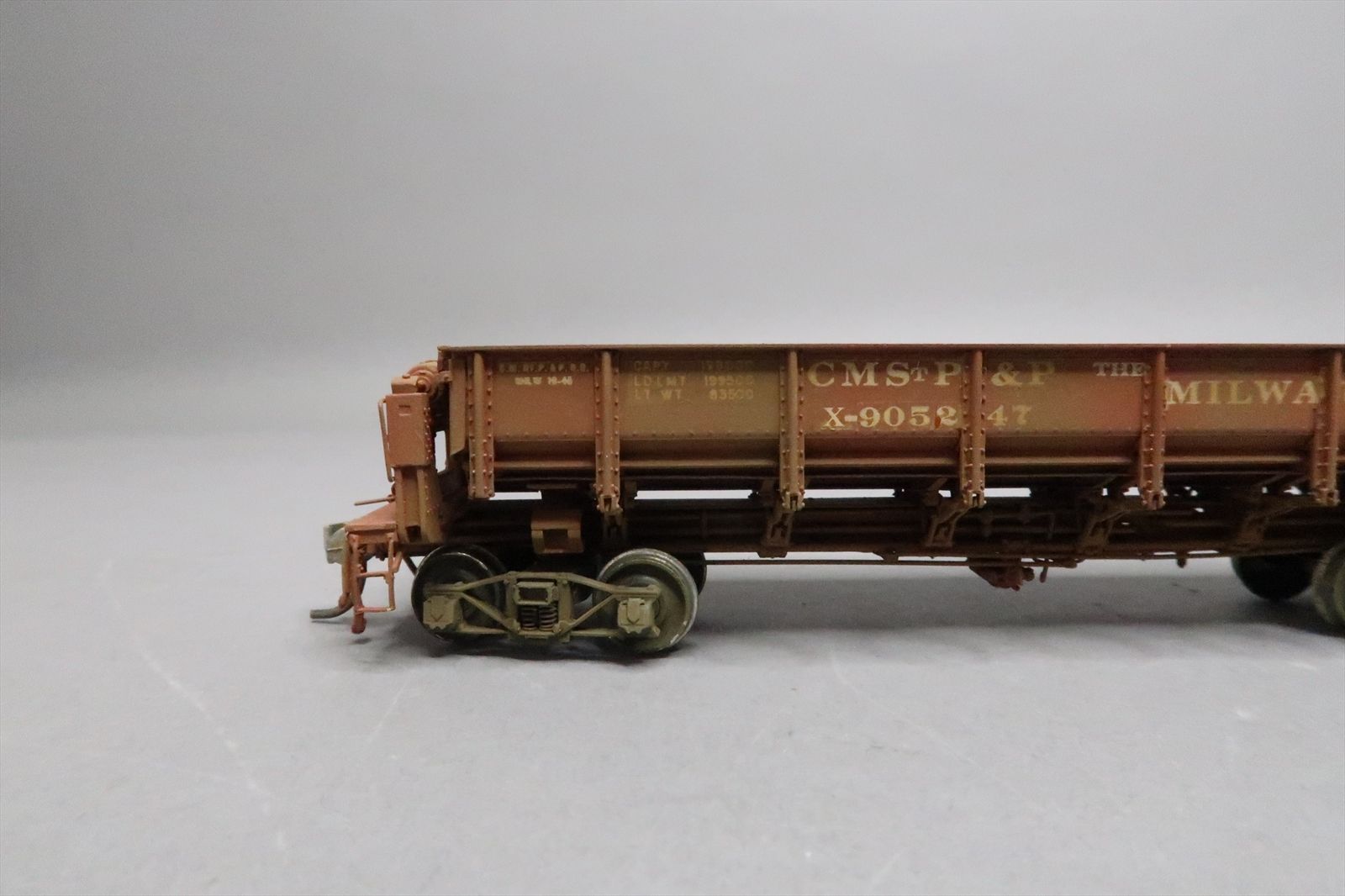 HO Brass Model - W&R CMSTP&P Milwaukee Road Clark Car Company 30 Cubic ...