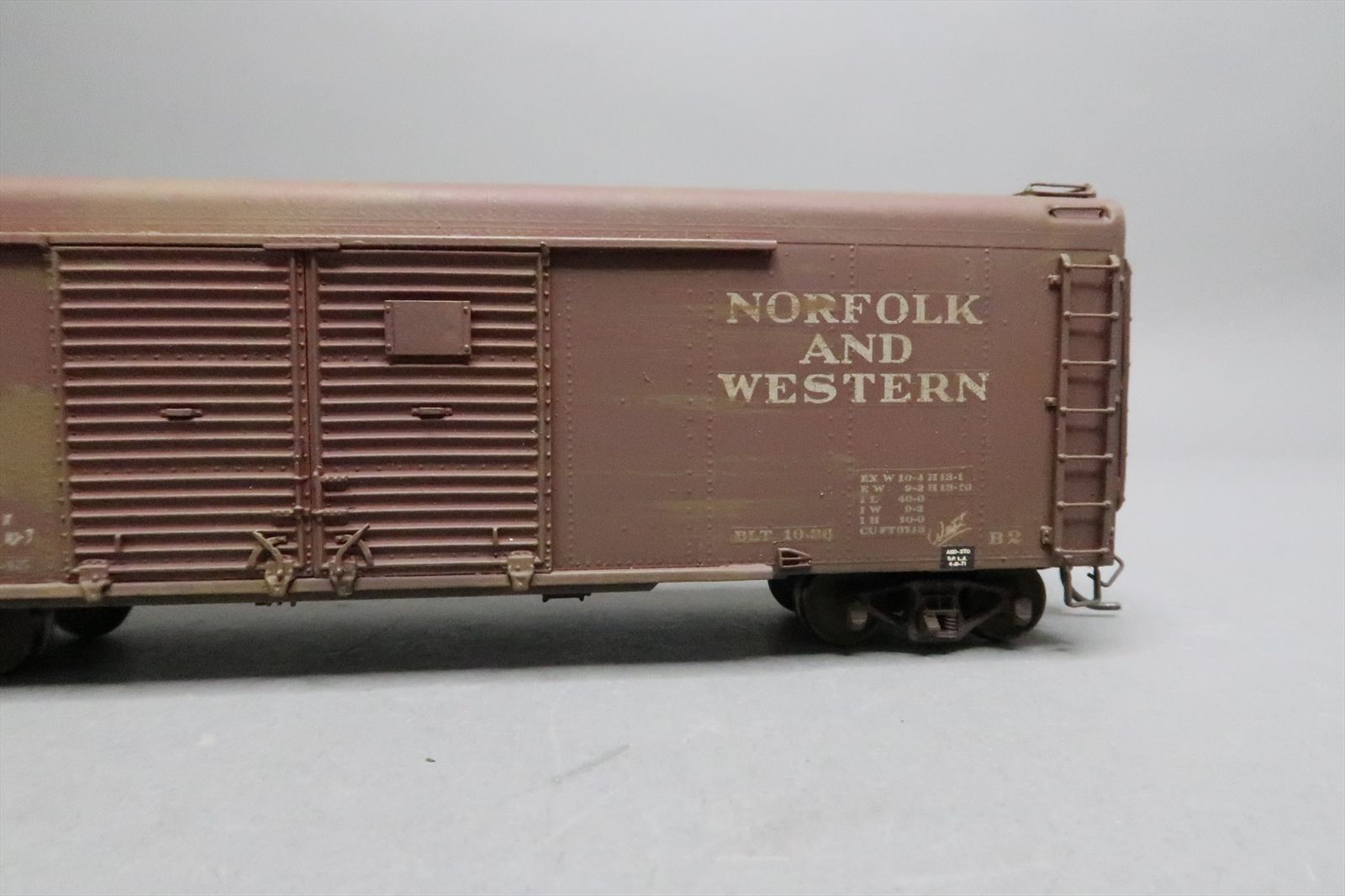 HO Brass Model - W&R N&W Norfolk & Western 40' Round Roof Auto ...