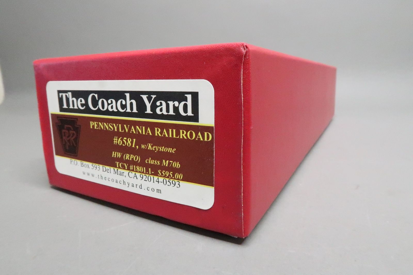 HO Brass Model - TCY 1801.1 PRR Pennsylvania HW RPO Class M70 w ...