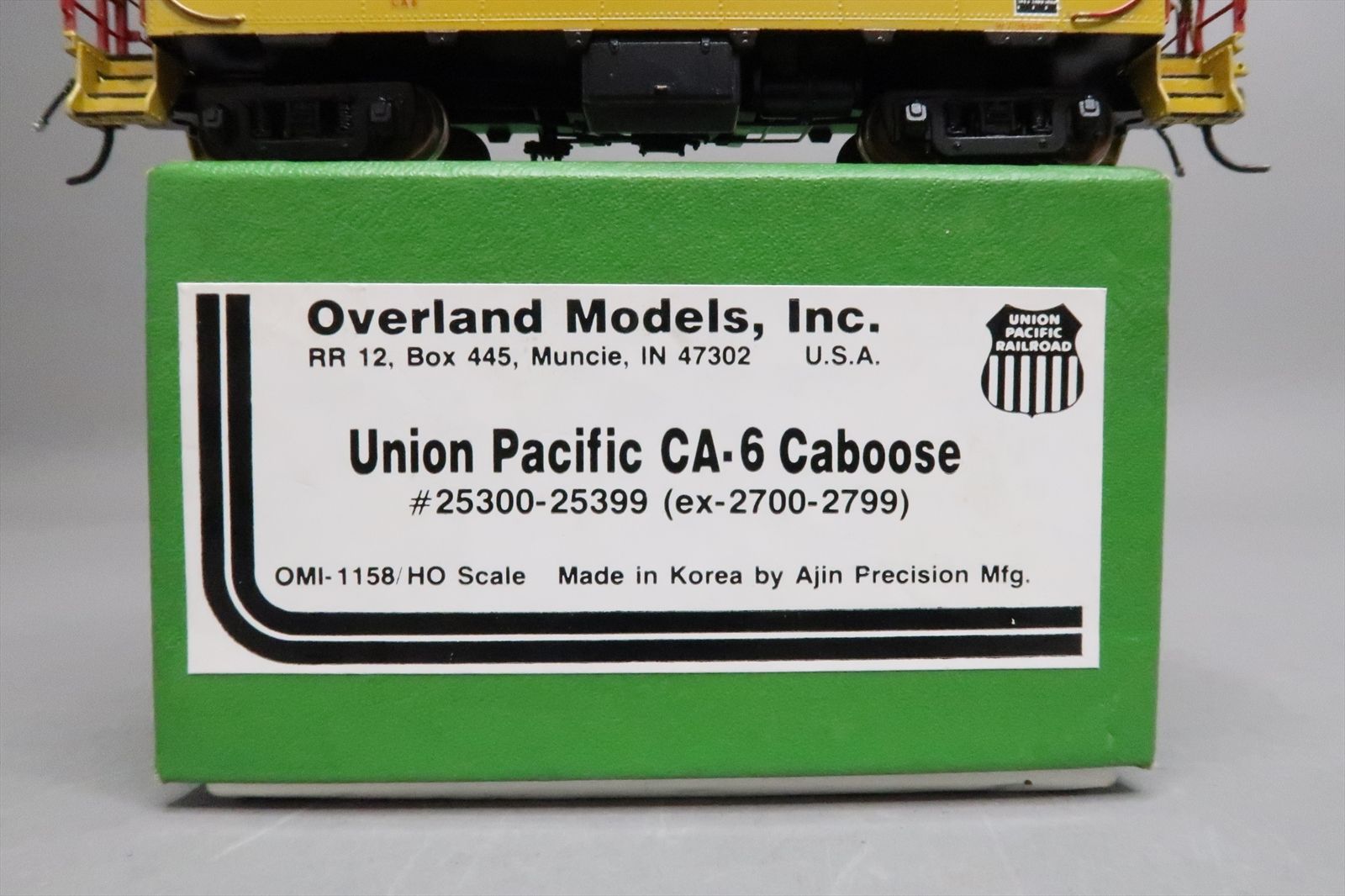 HO Brass Model - OMI 1158 UP Union Pacific CA-6 Caboose #25326 - Custom ...