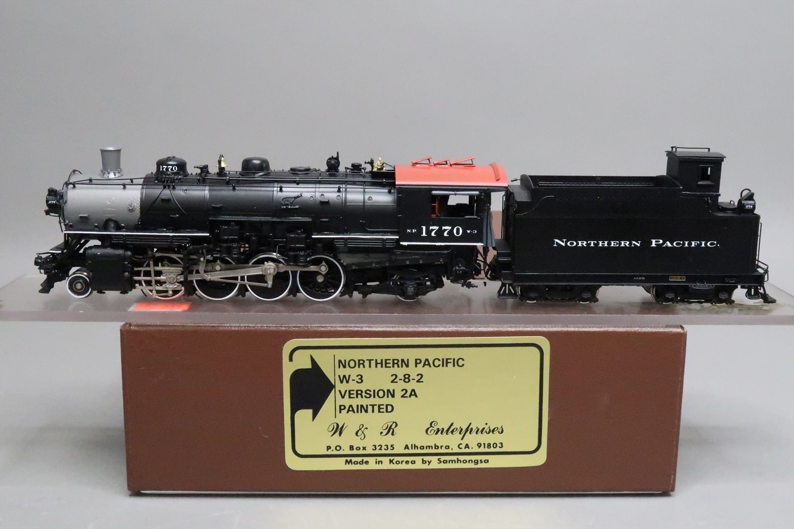 HO Brass Model - W&R Version 2A NP Northern Pacific 2-8-2 W-3 #1770 - F ...