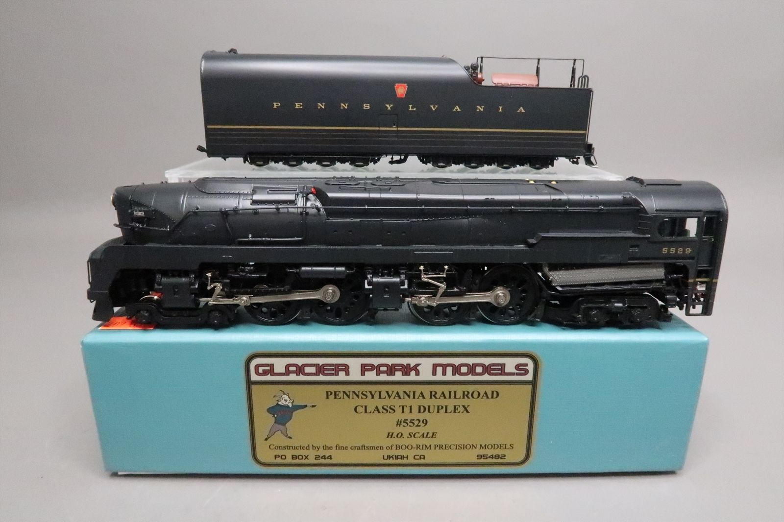 HO Brass Model - GPM Glacier Park Models PRR 4-4-4-4 T-1 #5529 - F/P ...