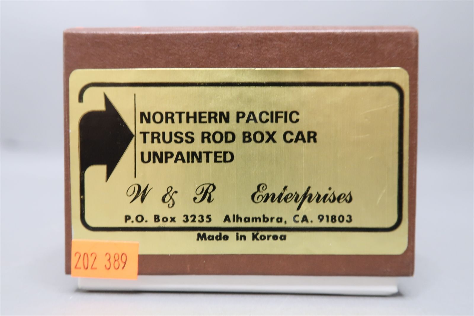 HO Brass Model - W&R NP Northern Pacific Truss Rod Boxcar Box Car ...