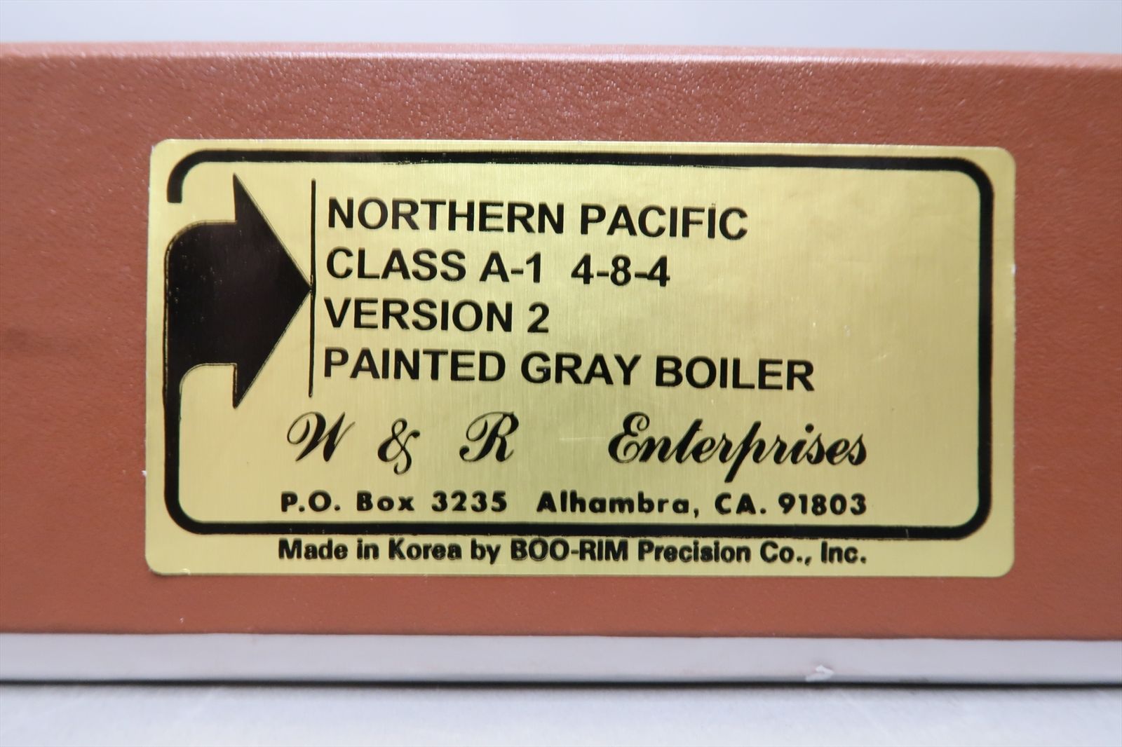 HO Brass Model - W&R NP Northern Pacific A-1 4-8-4 Version 2 Gray ...