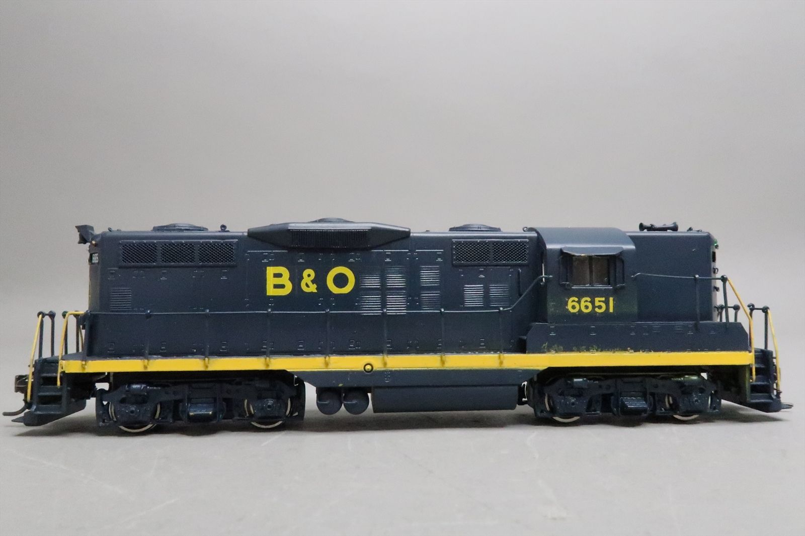 HO Brass Model - Oriental B&O Baltimore & Ohio EMD GP9 w/ 2 48' Fans w ...