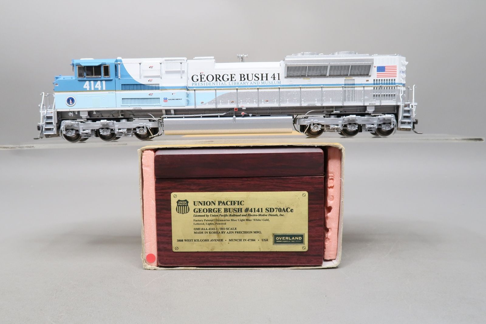 HO Brass Model - OMI AA-4141-1 UP Union Pacific George Bush 41 SD70ACe ...
