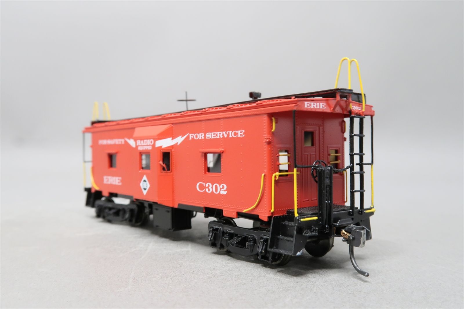 HO Brass Model - OMI 3966.1 Erie B-W Bay Window Caboose Radio Equipped ...