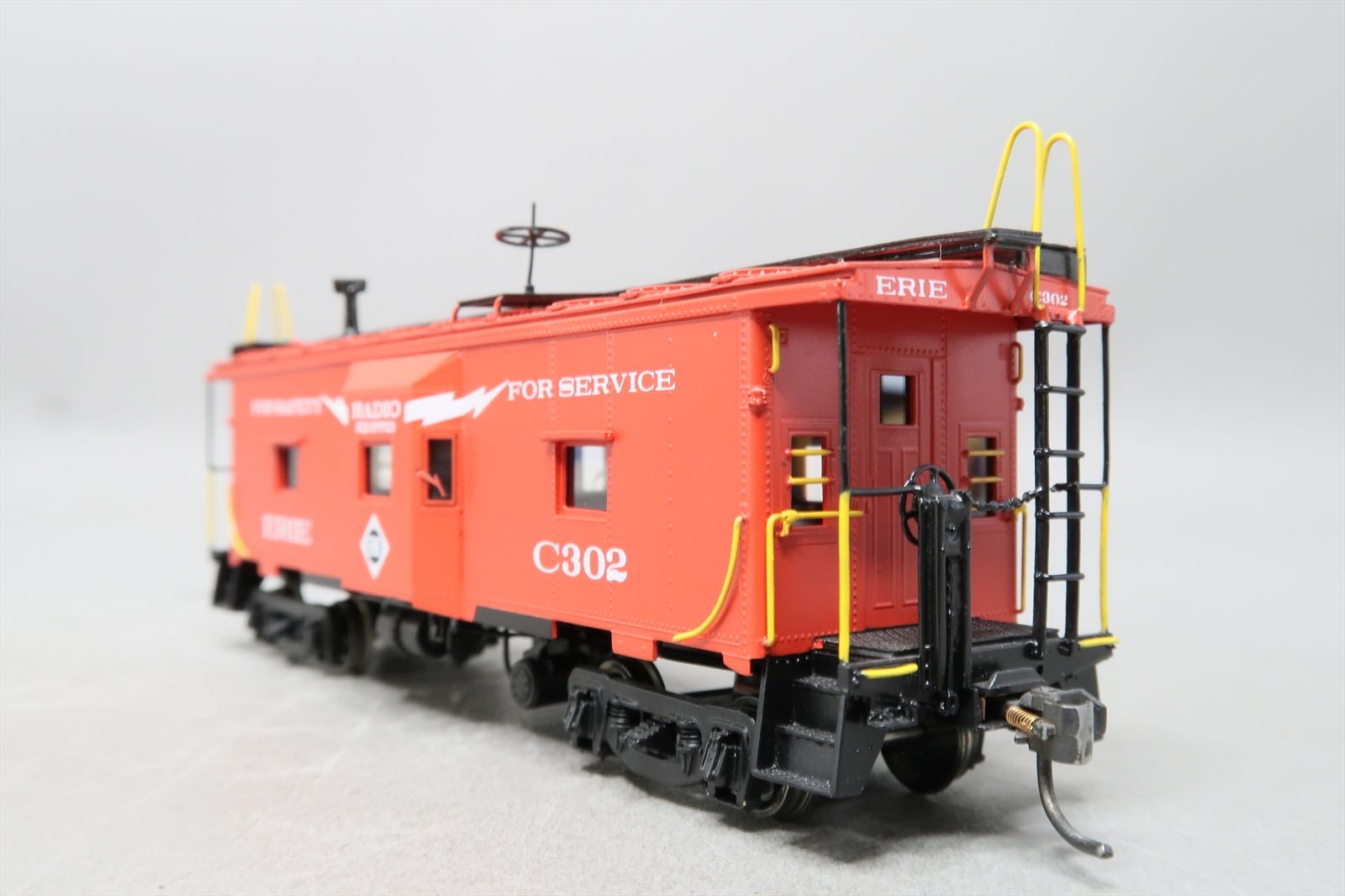 HO Brass Model - OMI 3966.1 Erie B-W Bay Window Caboose Radio Equipped ...