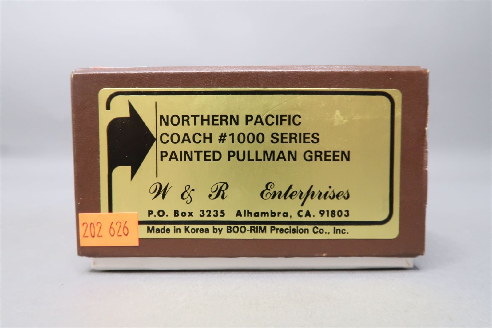HO Brass Model - W&R NP Northern Pacific Coach Pullman Green #1034 - F ...